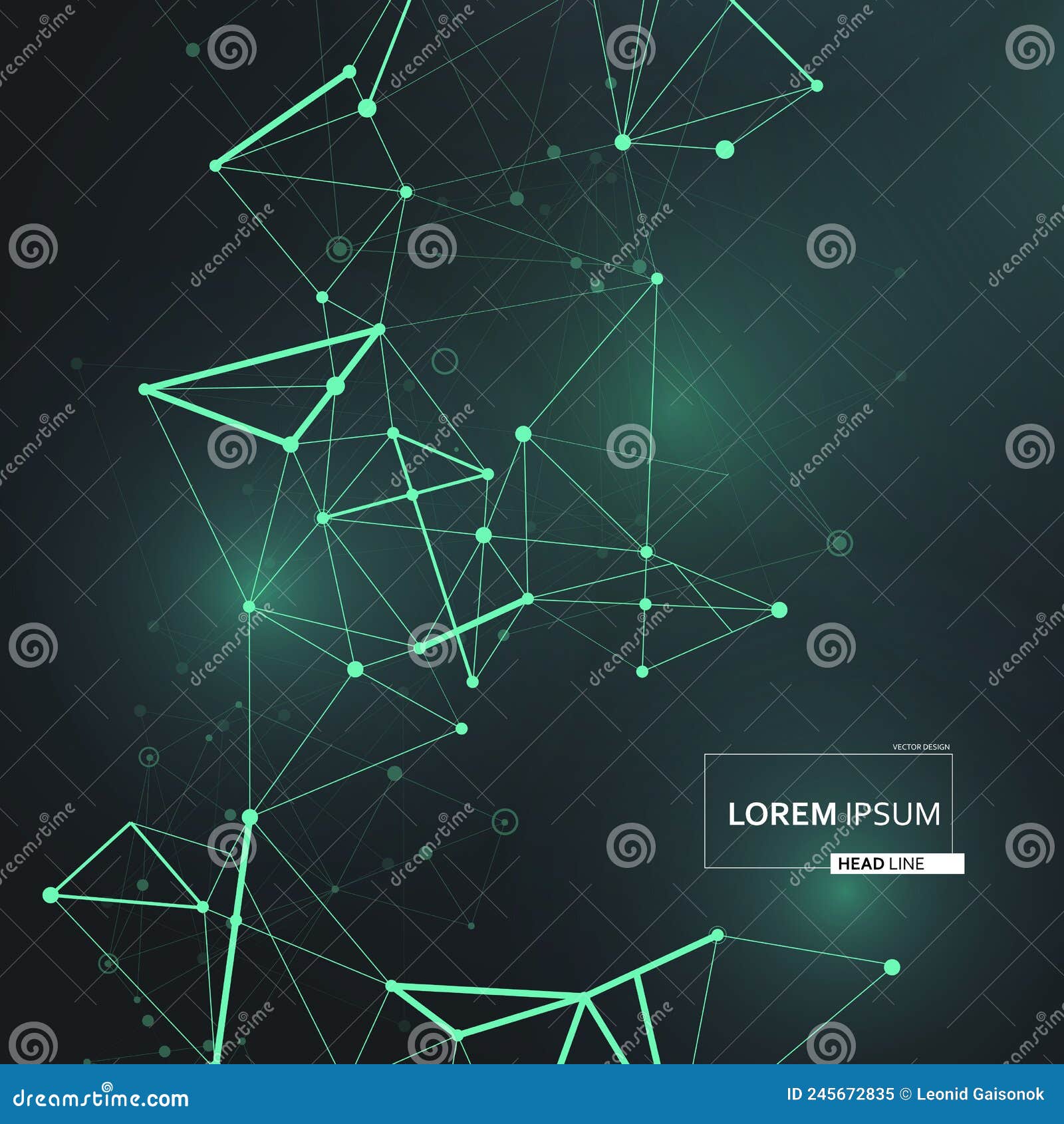 Connect Lines in Modern Style. Communication Symbol Background. Vector ...