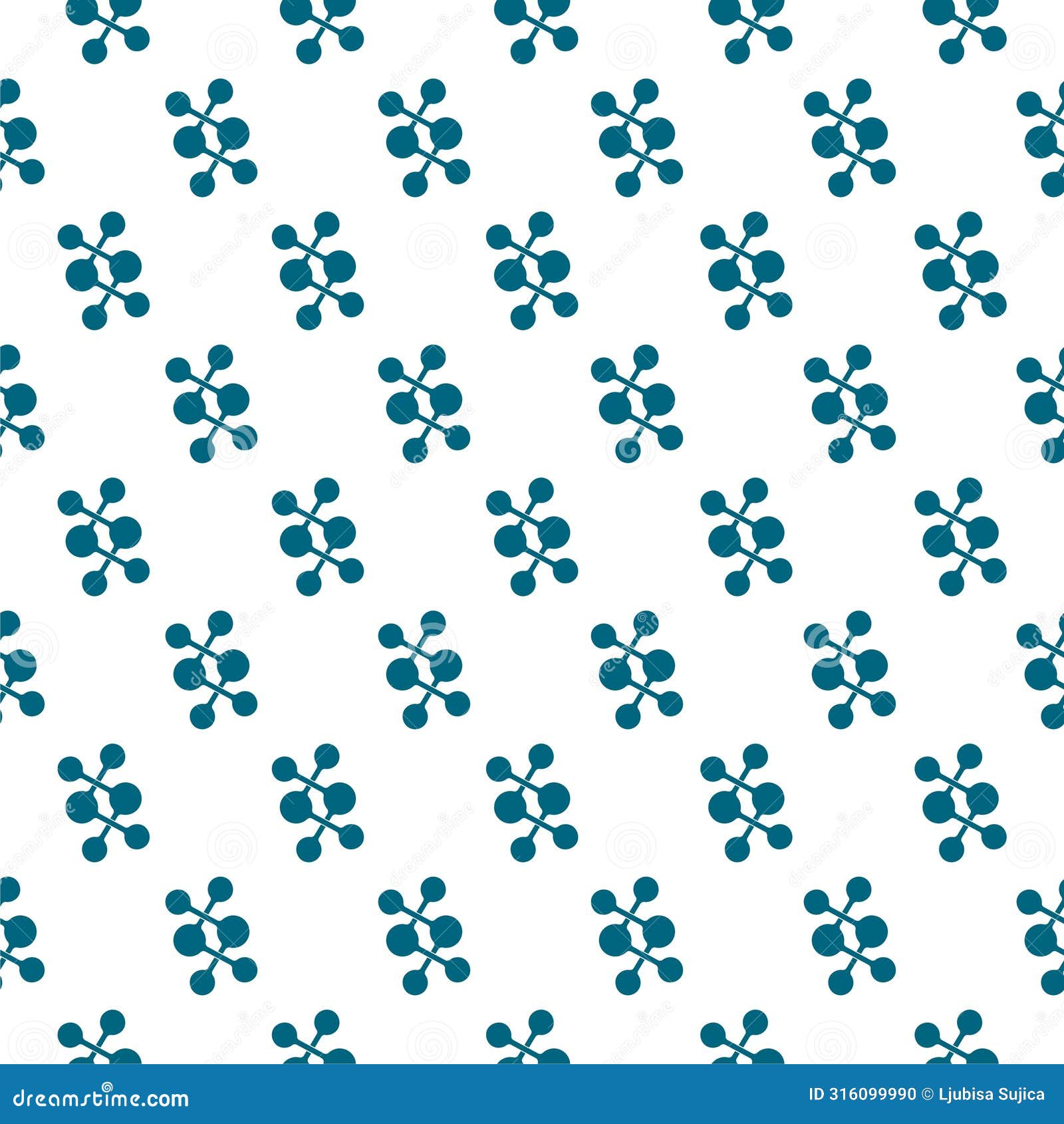 Connect Link Logo Seamless Pattern Isolated on White Stock Vector ...