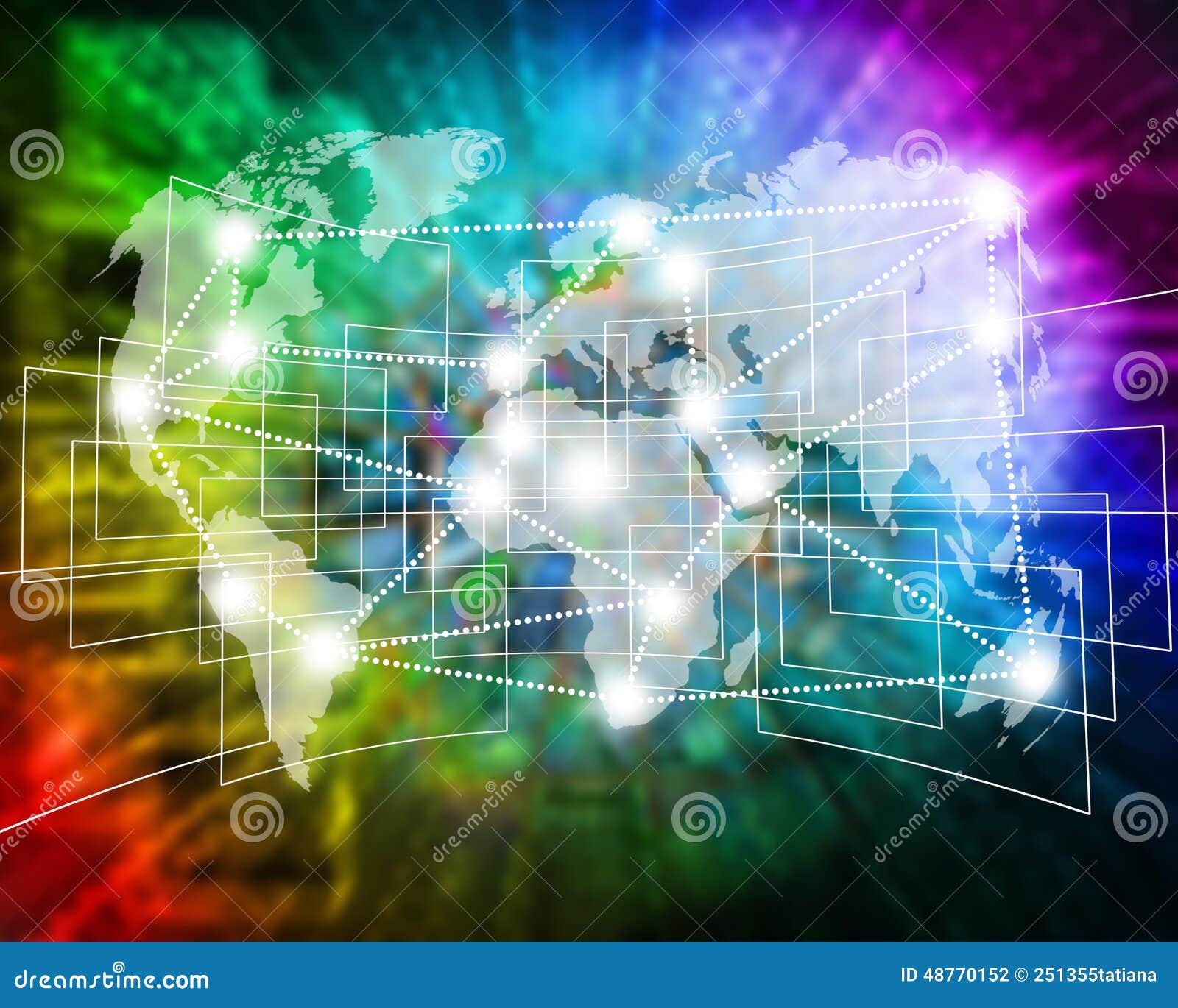 Connect stock photo. Image of background, futuristic - 48770152