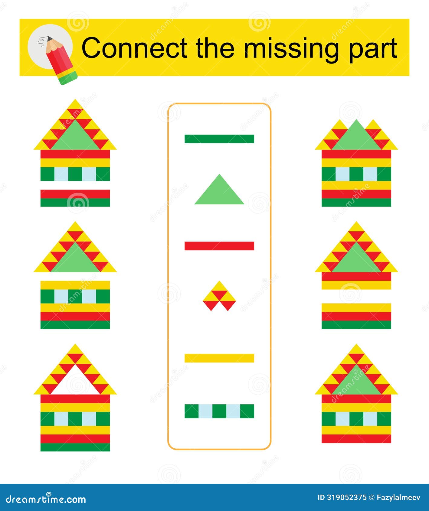 Connect the Missing Part. Task for the Development of Attention and ...