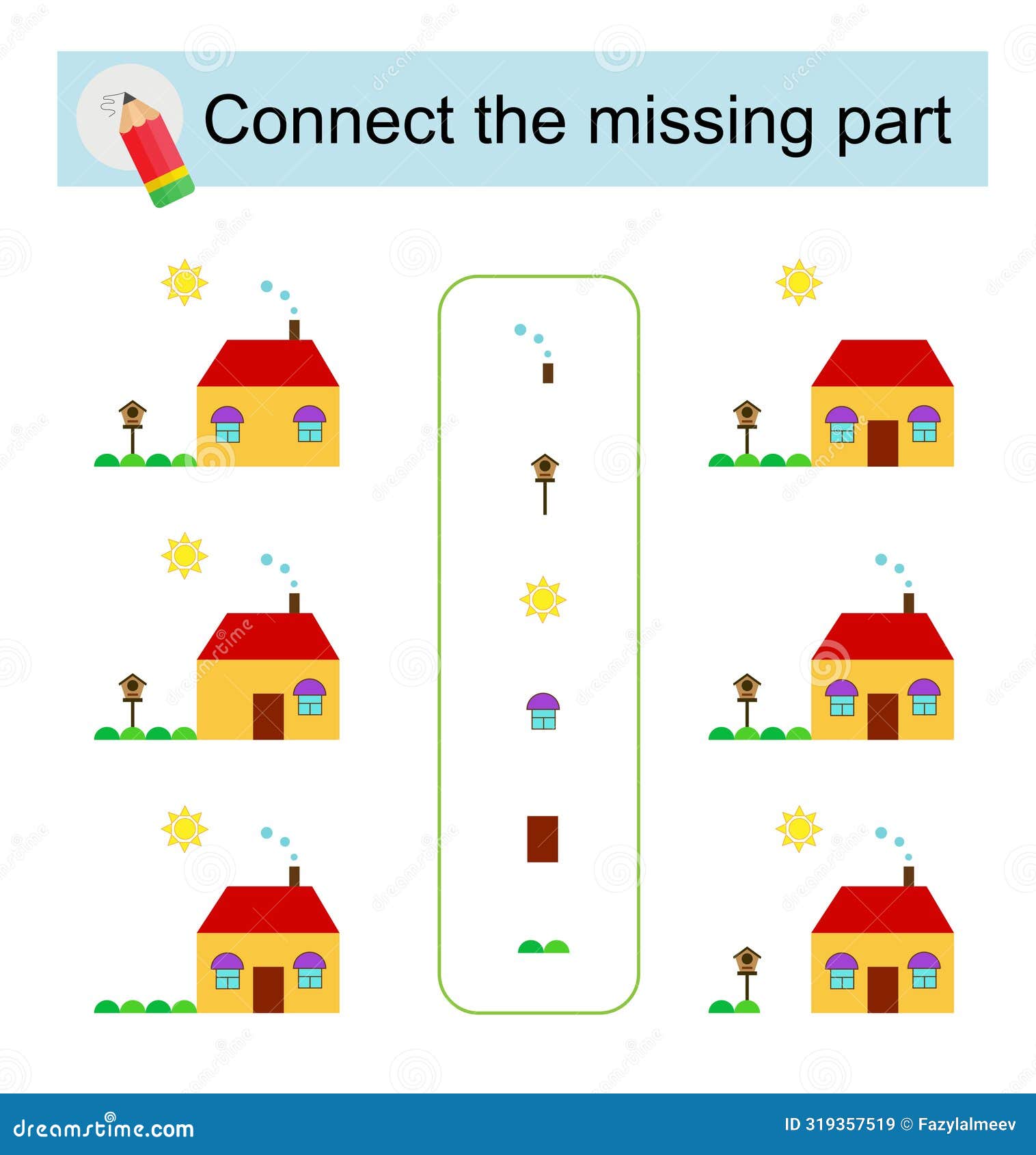 Connect the Missing Part. Task for the Development of Attention and ...