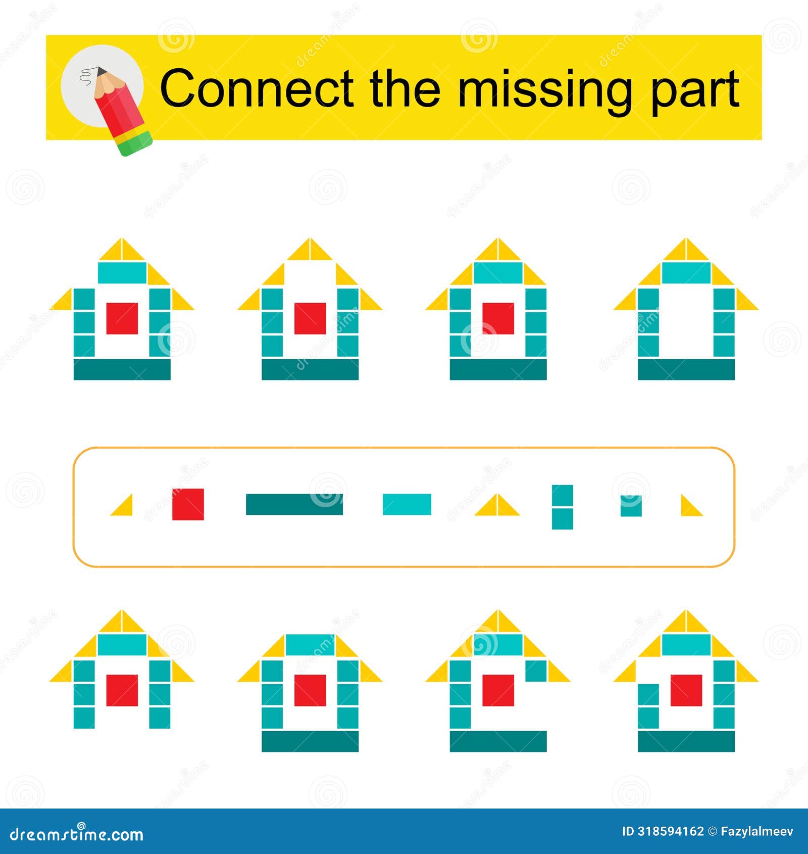 Connect the Missing Part. Task for the Development of Attention and ...