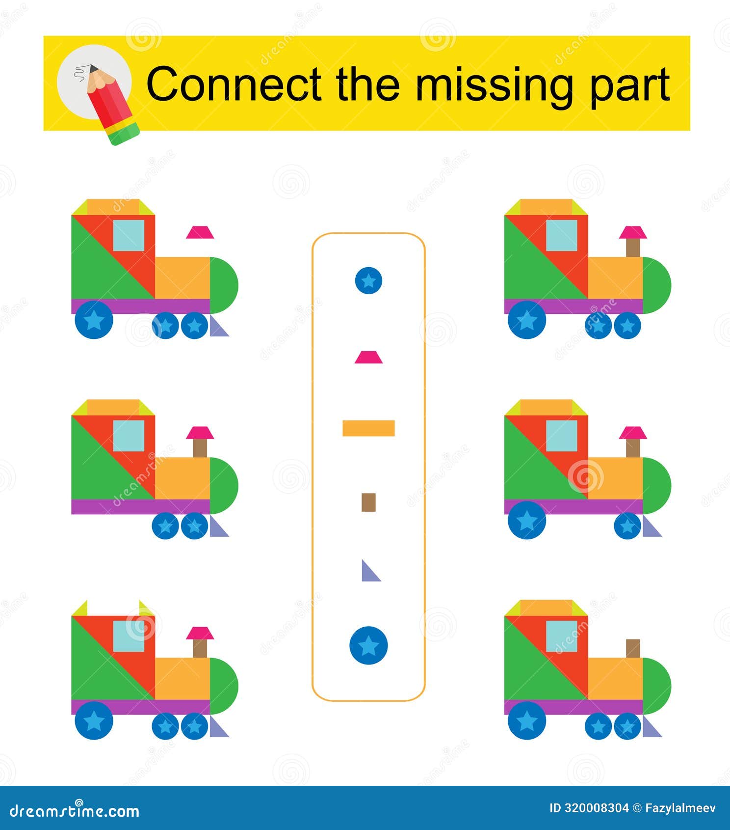 Connect the Missing Part. Task for the Development of Attention and ...