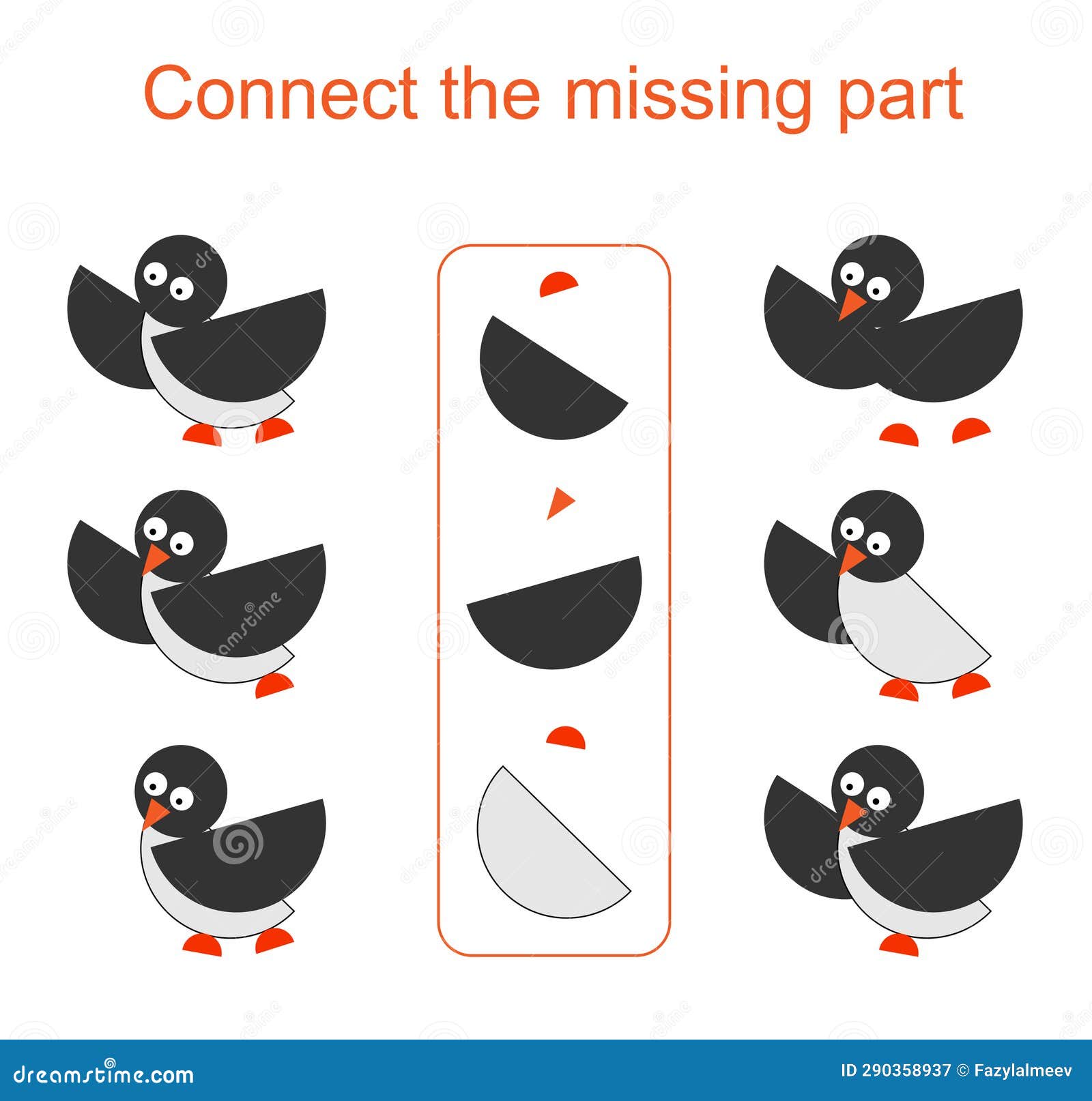 Connect the Missing Part. Task for the Development of Attention and ...