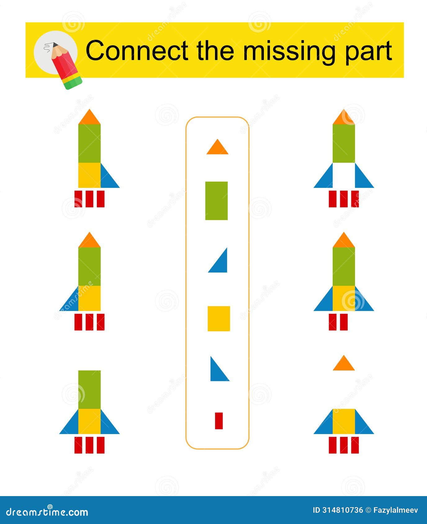 Connect the Missing Part. Task for the Development of Attention and ...