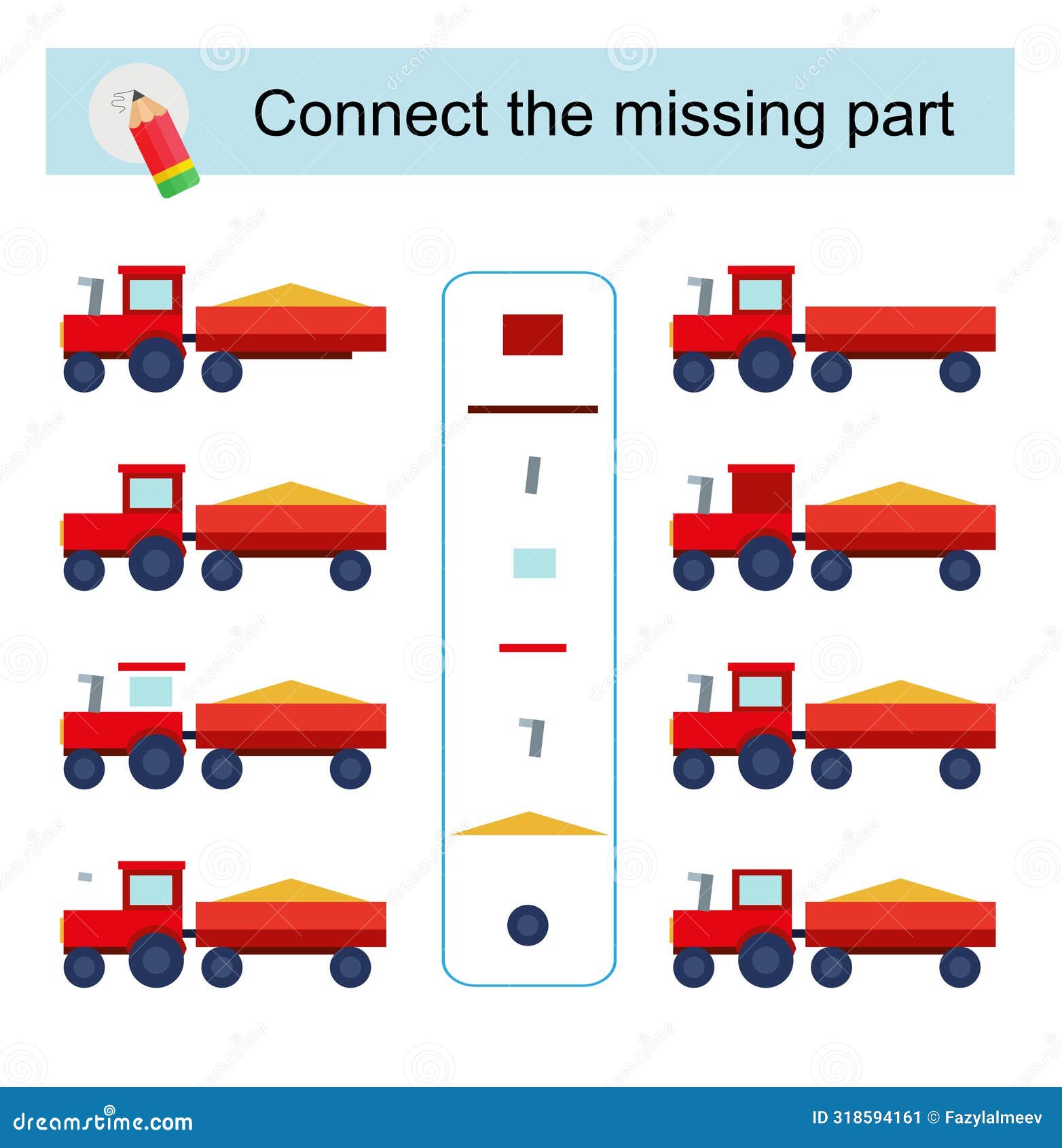 Connect the Missing Part. Task for the Development of Attention and ...