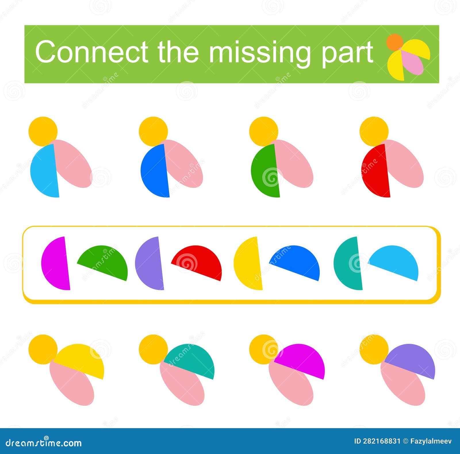 Connect The Missing Part. Task For The Development Of Attention And ...