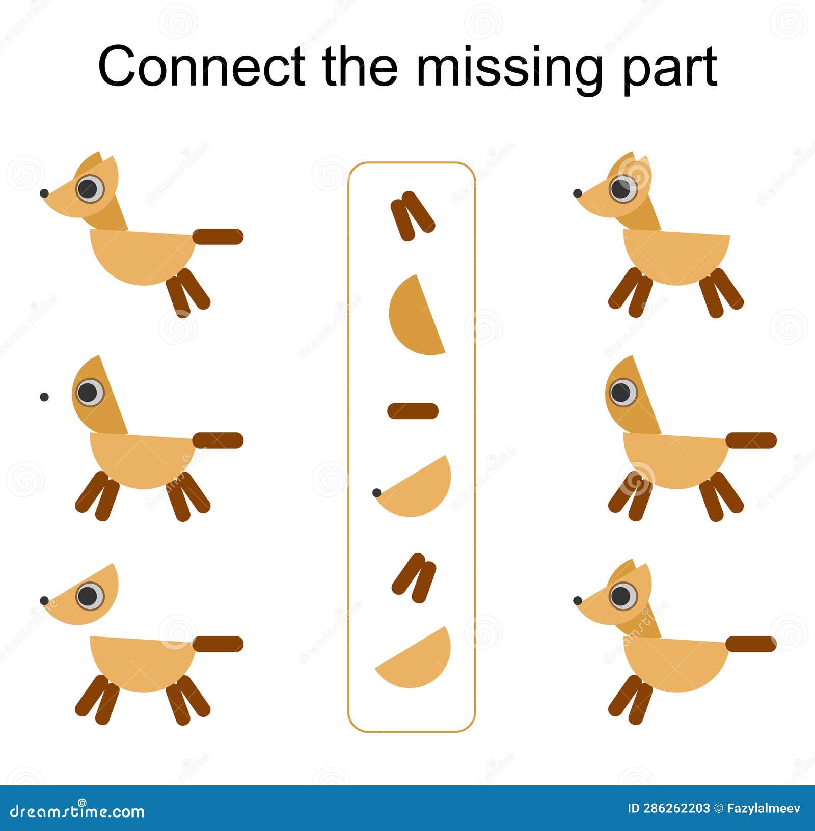 Connect the Missing Part. Task for the Development of Attention and ...