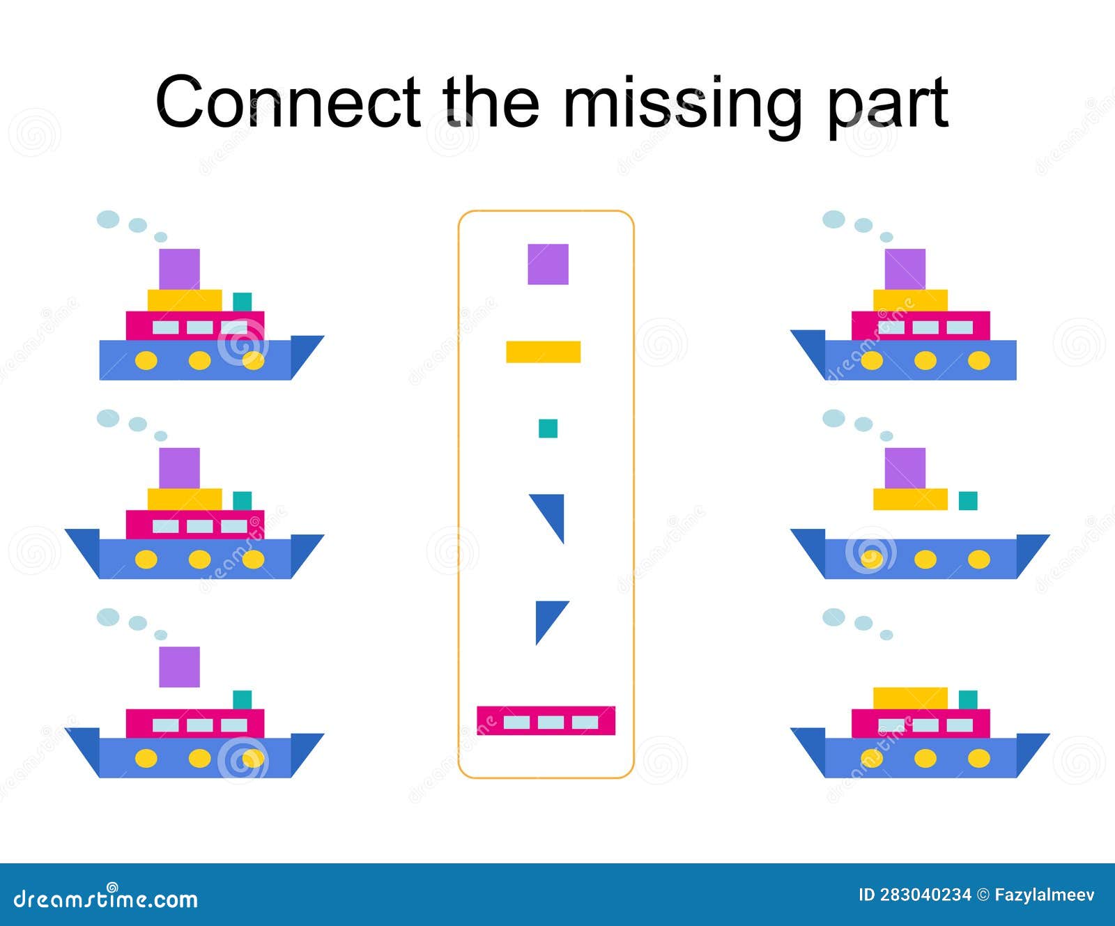 Connect the Missing Part. Task for the Development of Attention and ...
