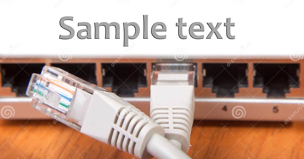 Connect Multiple Users on the Same Network Stock Image - Image of ...