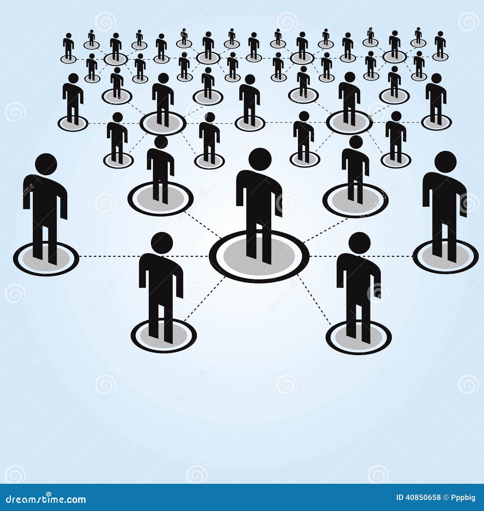 Connect people stock illustration. Illustration of people - 40850658