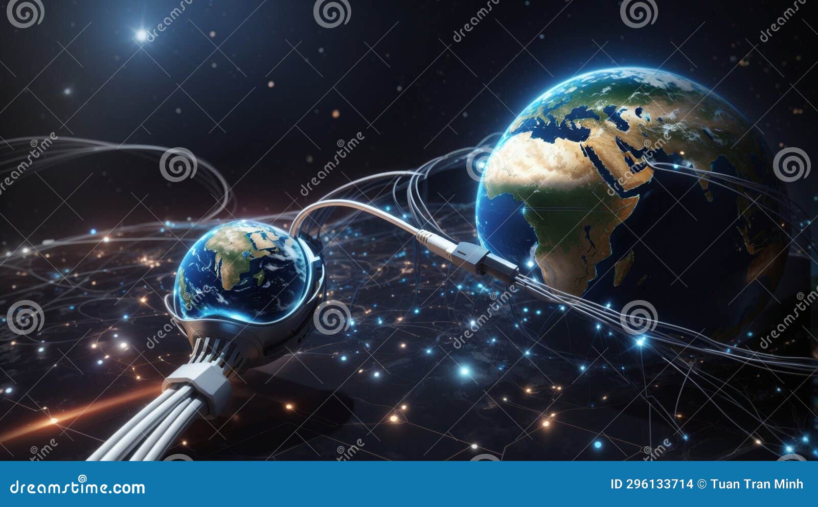 Connect Planet Earth stock illustration. Illustration of screenshot ...