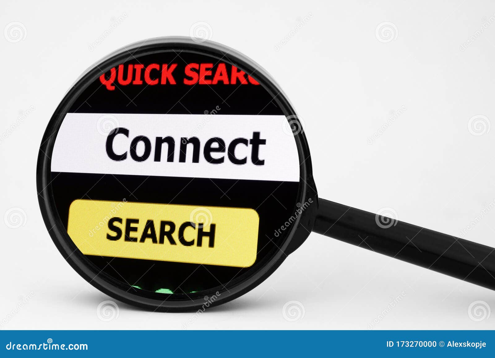 Connect search stock photo. Image of computer, communication - 173270000