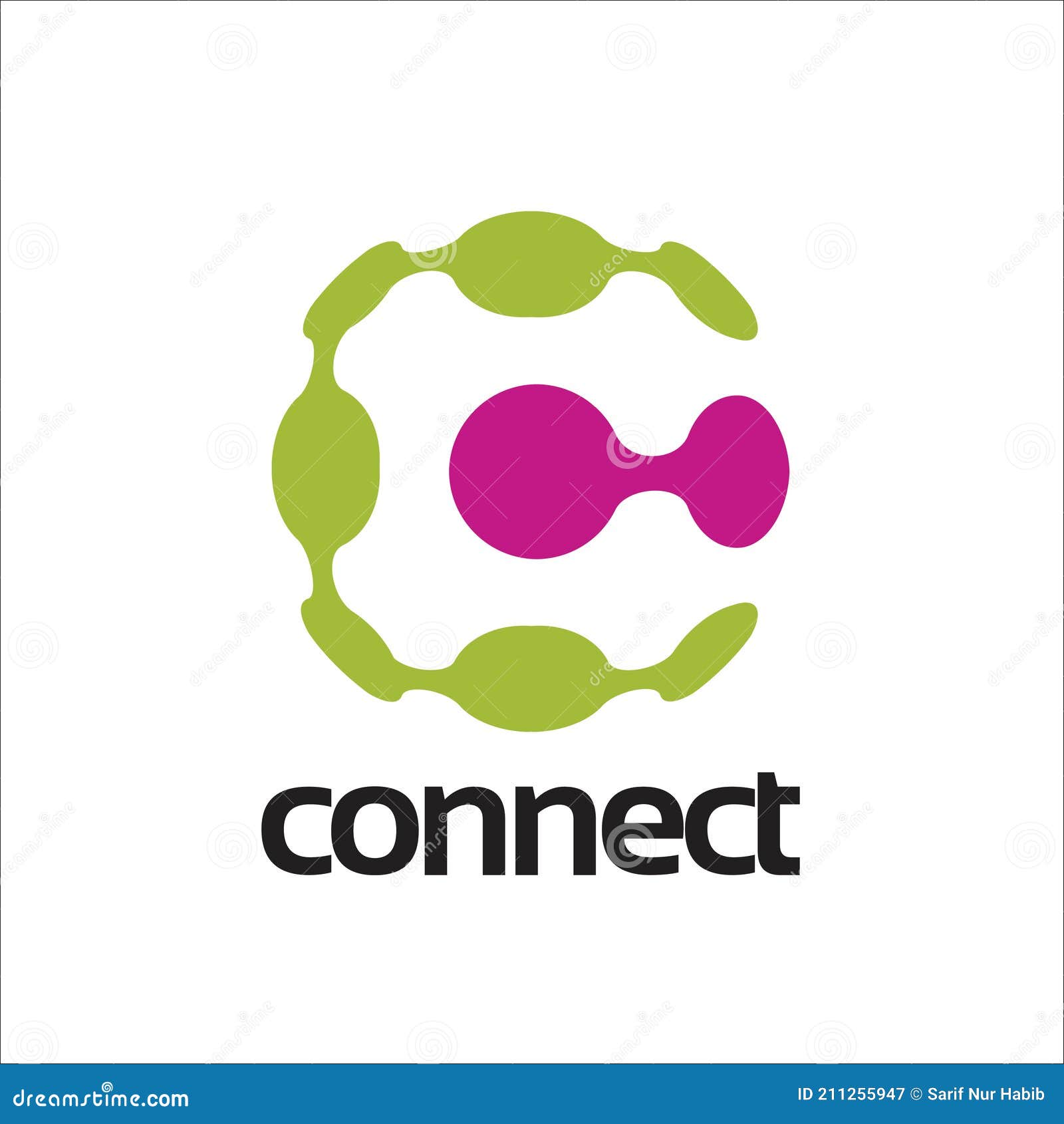 Connect Technology Logo stock vector. Illustration of connectivity ...