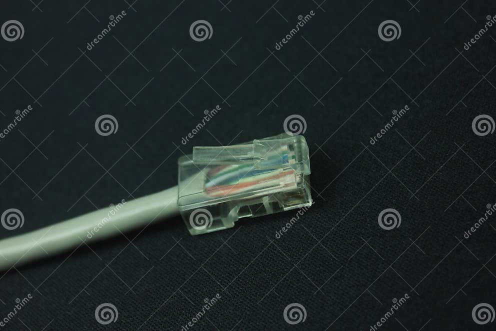 Connect To Internet, Computer Cable Stock Image - Image of security ...