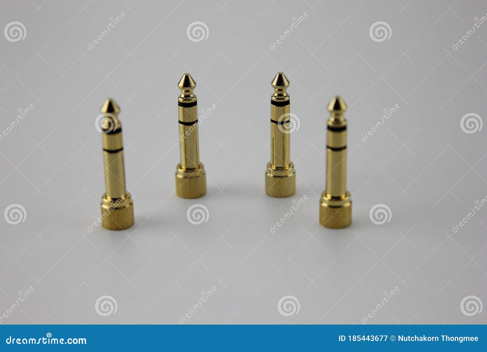 Connect To a Large Headphone Jack Placed on a Gray Background Stock ...