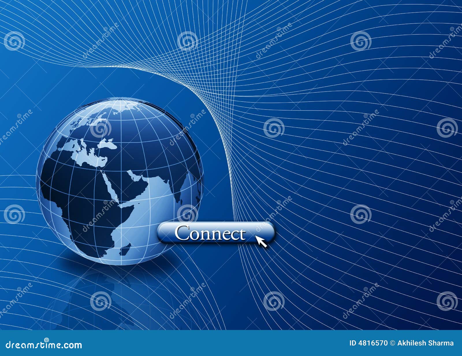 Connect To the World, Internet Concept Stock Illustration ...