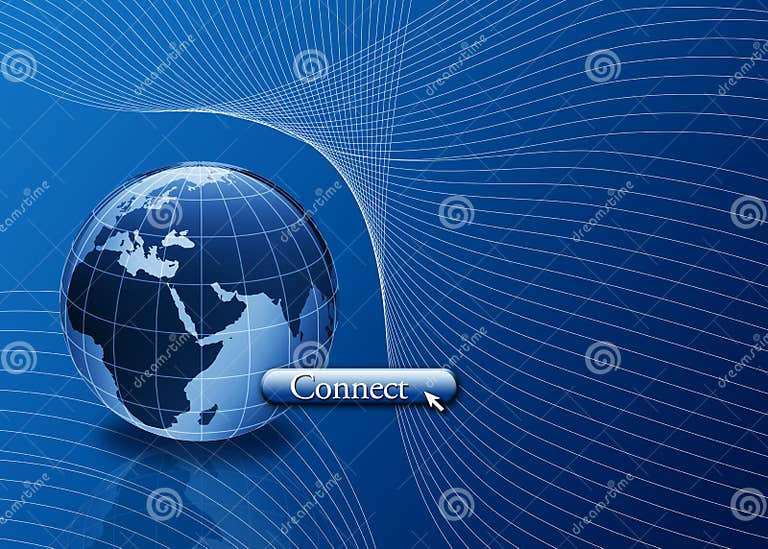 Connect To the World, Internet Concept Stock Illustration ...