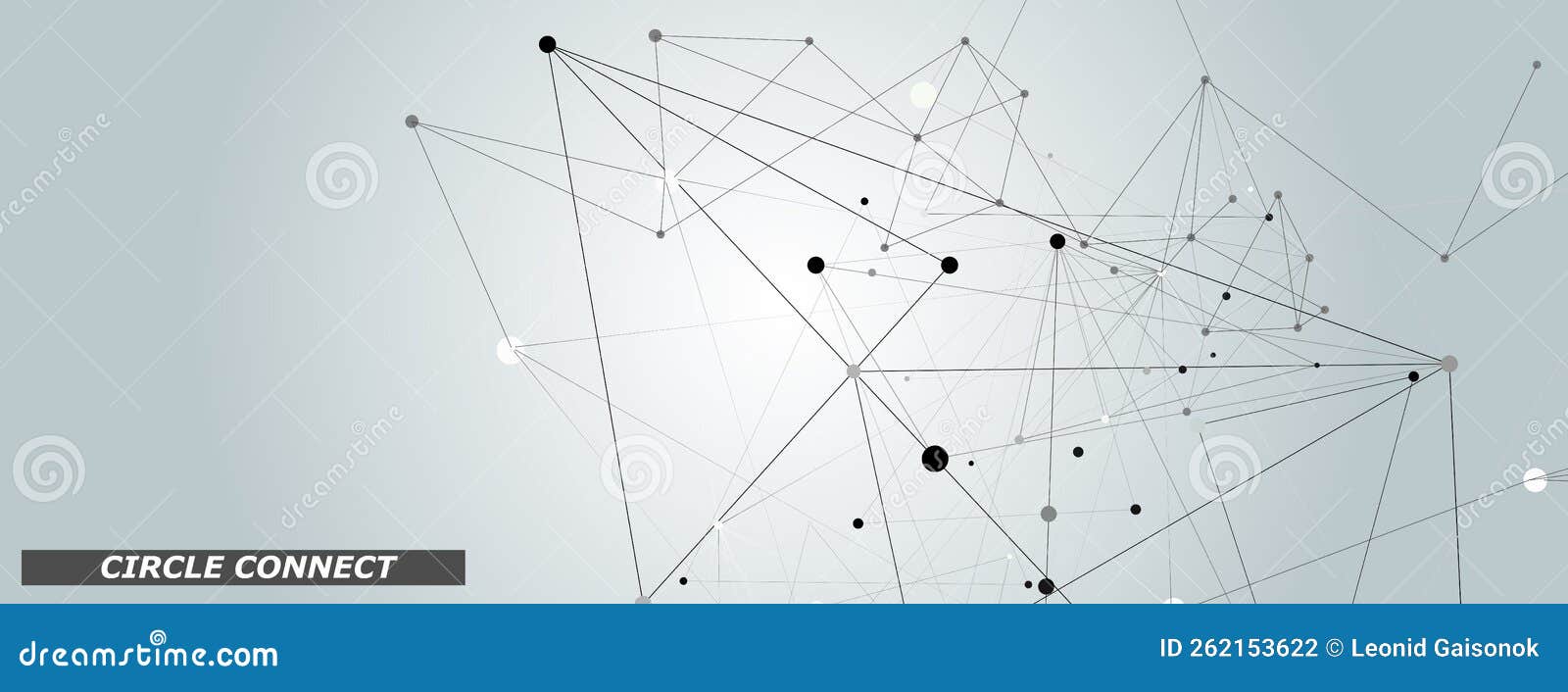 Connect Triangle Structure in Abstract Style. Global Communication ...