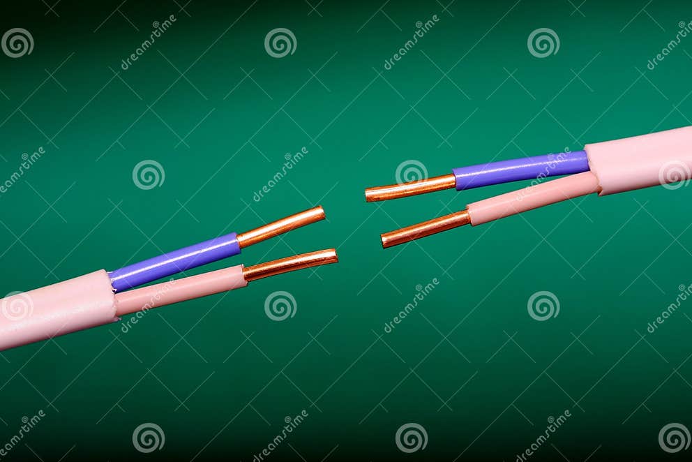 Connect the two wires stock image. Image of isolated, electric - 8760881
