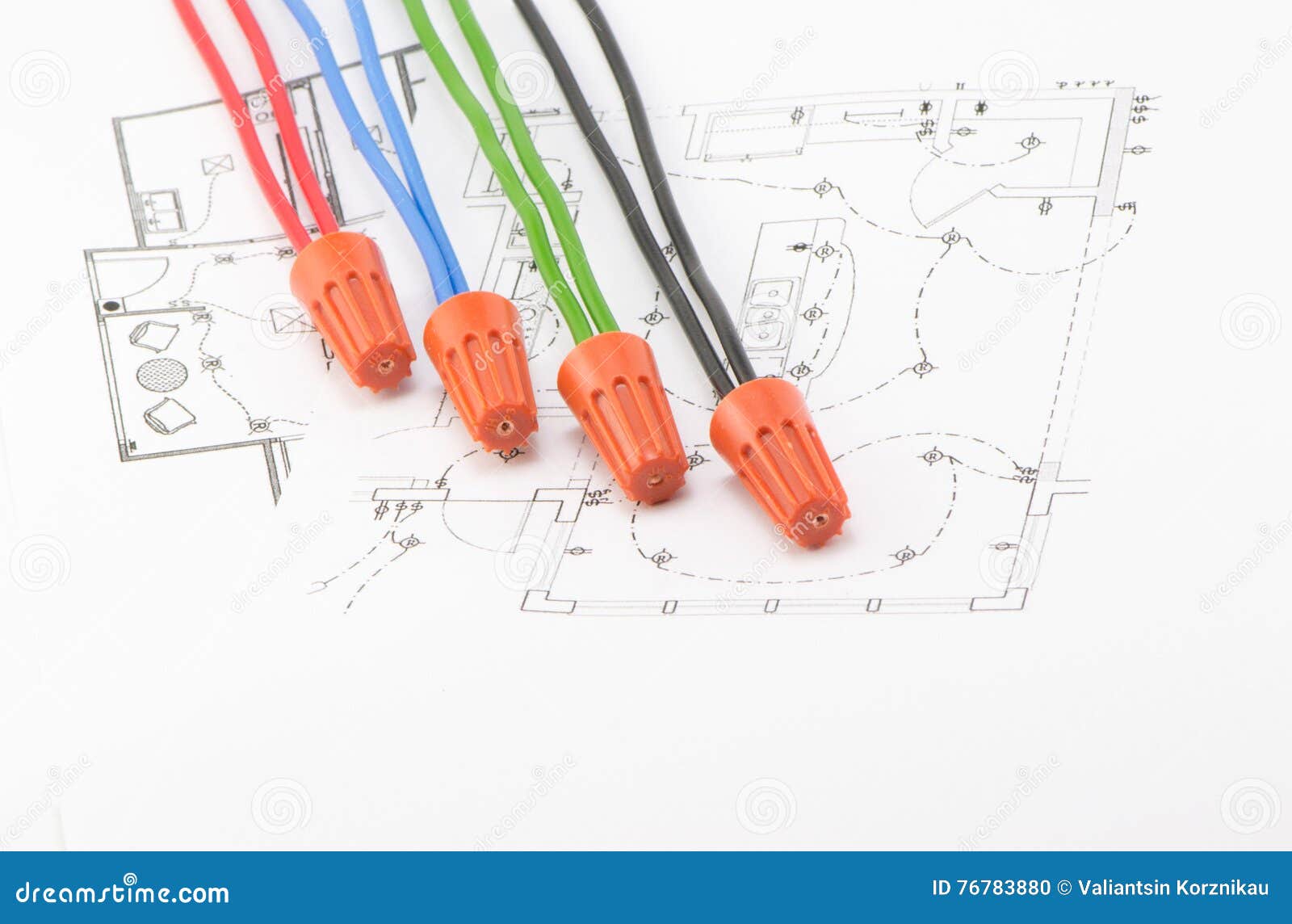 Connect the wires stock photo. Image of connector, component - 76783880