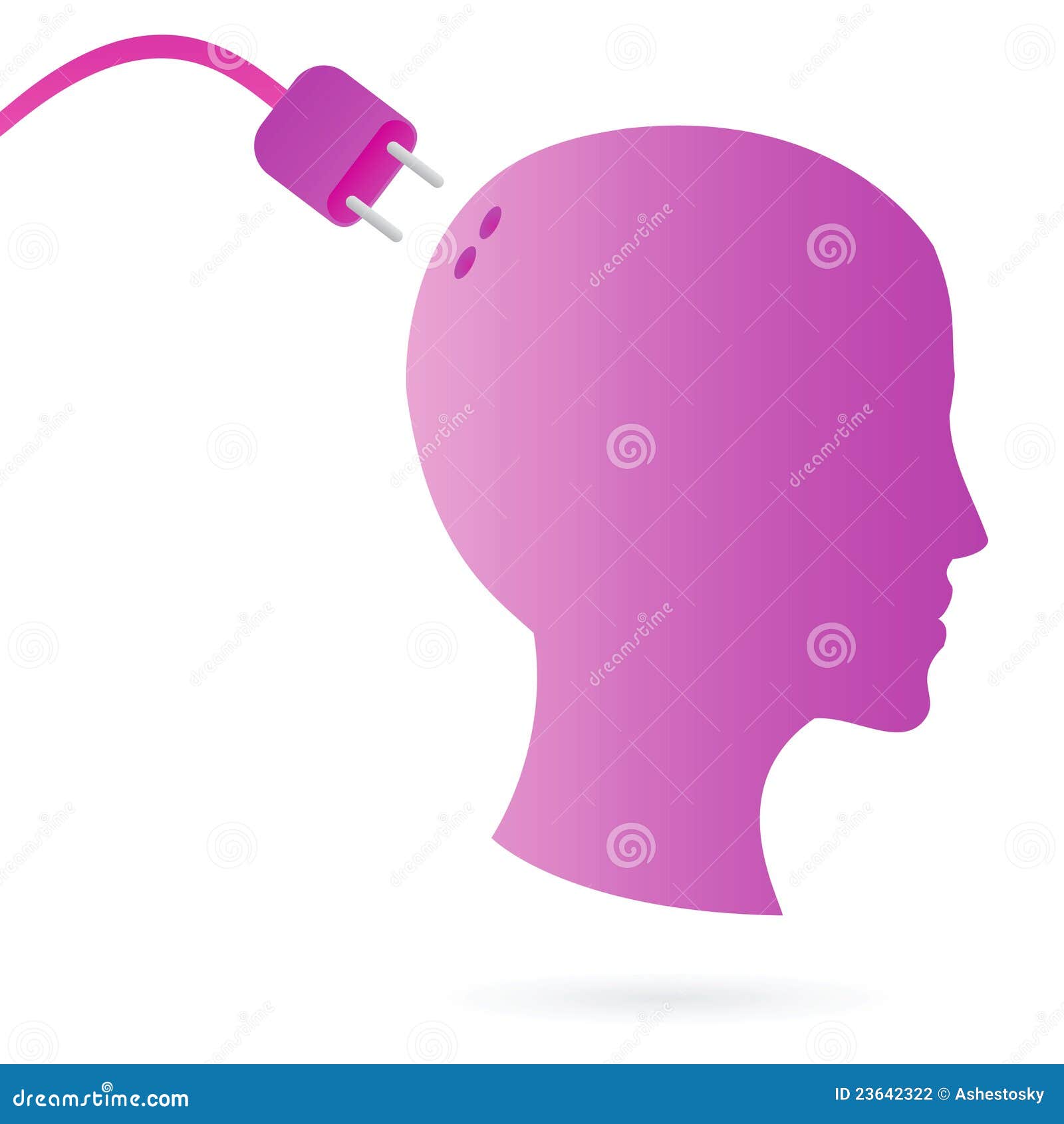 Connect your brain stock vector. Illustration of thoughts - 23642322