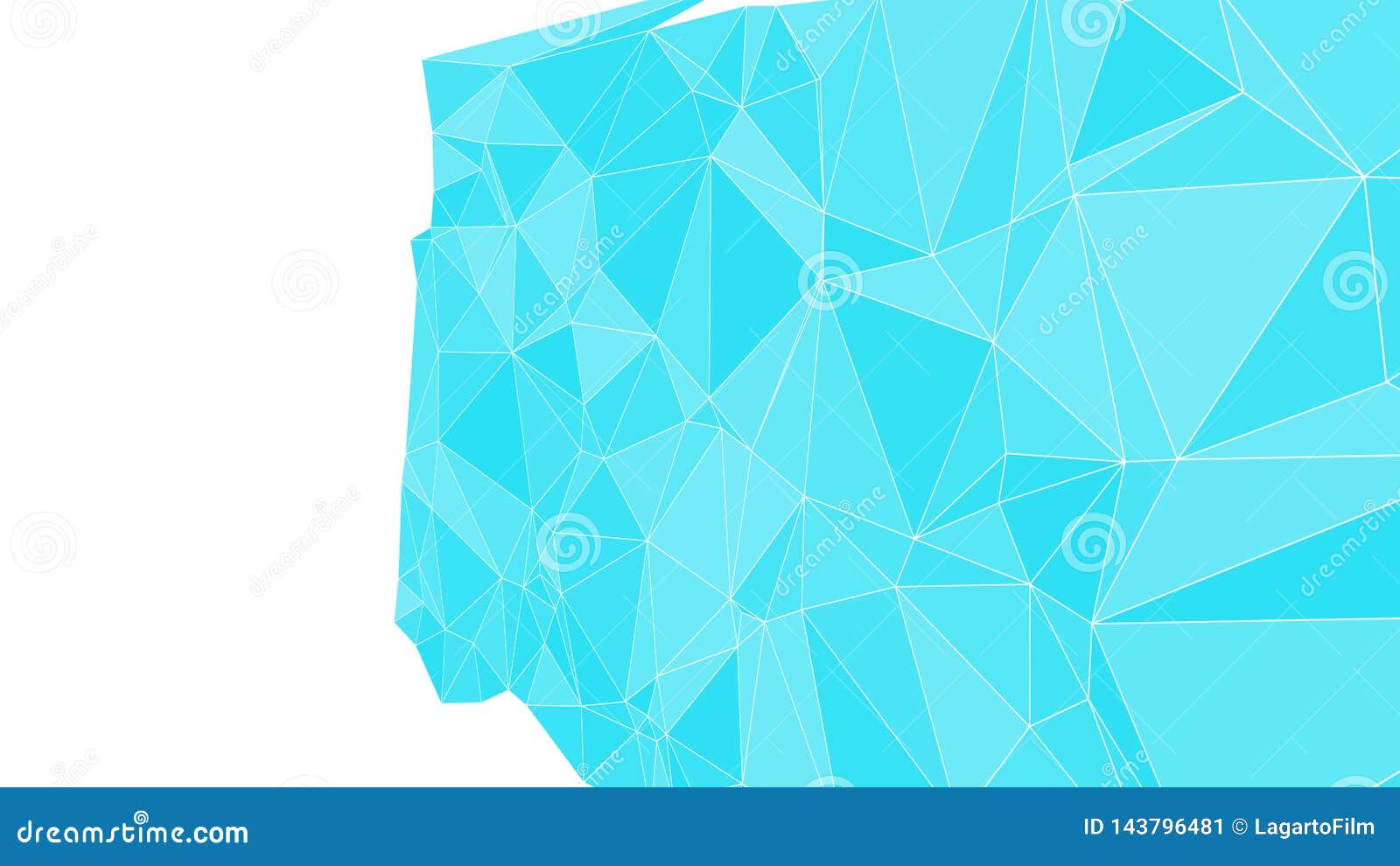 Connected Abstract Triangles Vector Presentation Background Stock ...