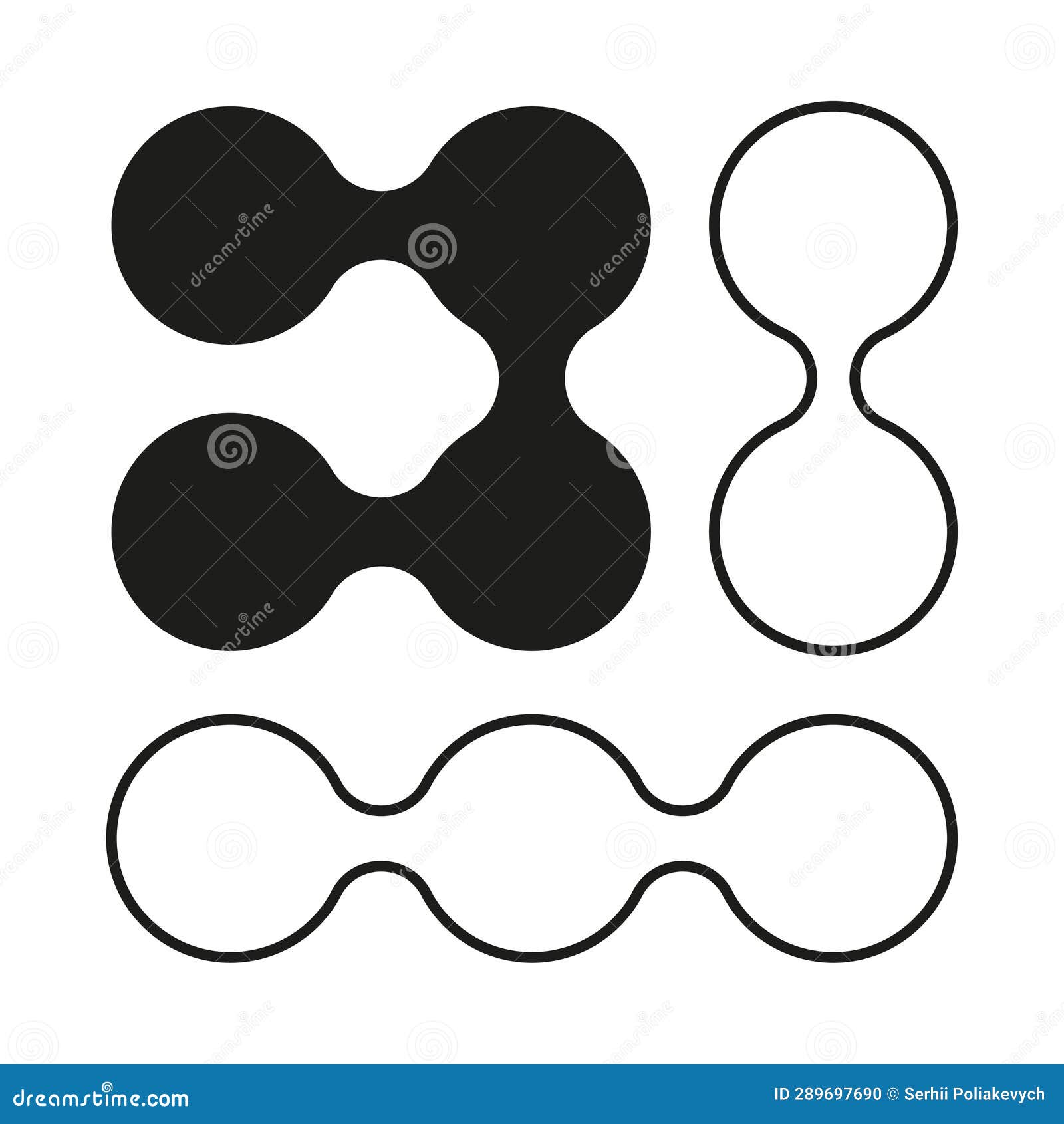 Connected Ball. Geometric Pattern. Technology Round. Vector ...