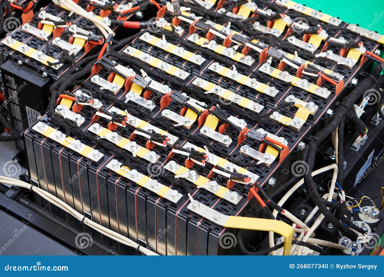 Battery Packs for Electric Car Stock Photo - Image of circuit ...