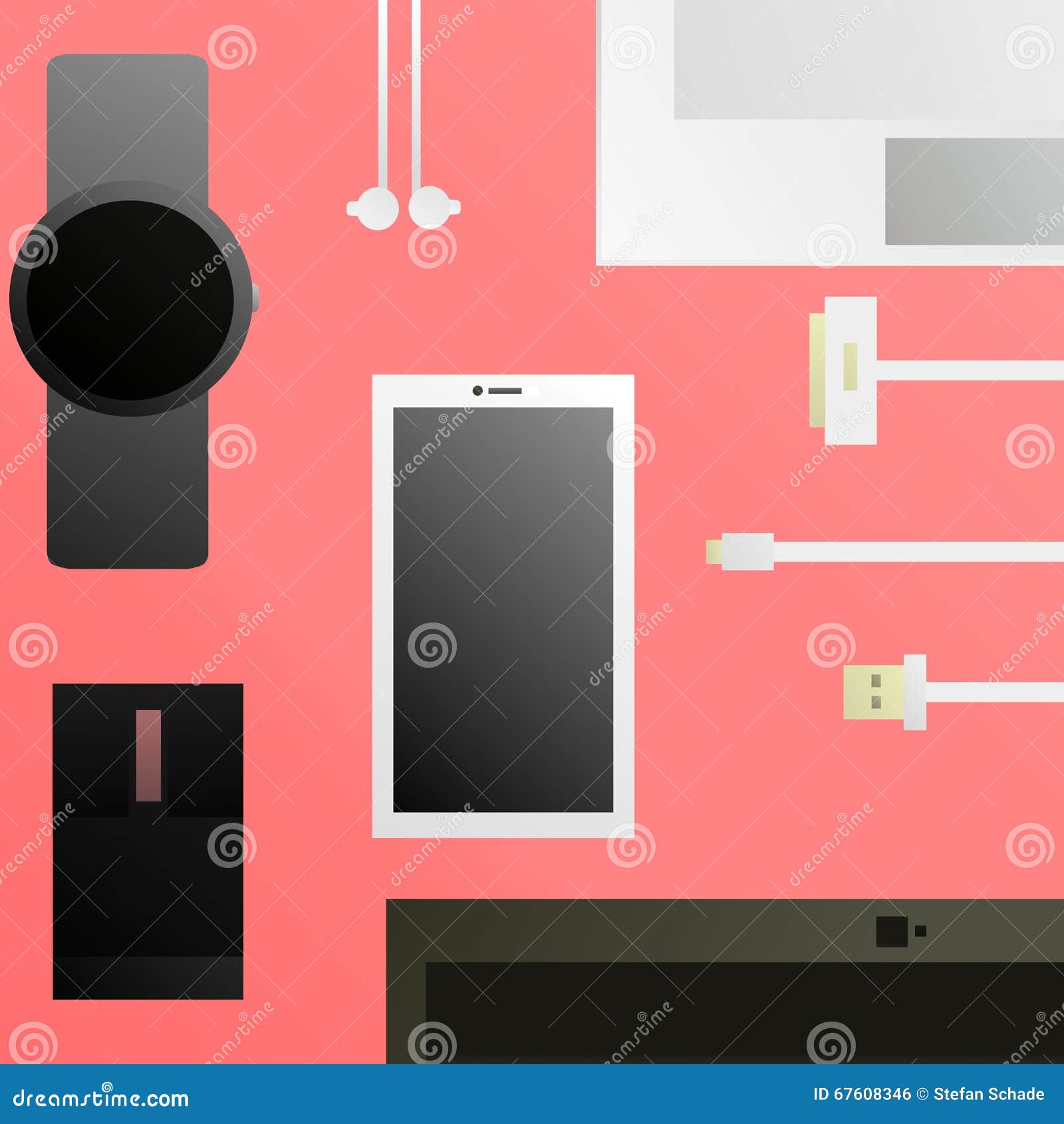 Common Electronic Symbol. Illustration Of Basic Circuit Symbols ...