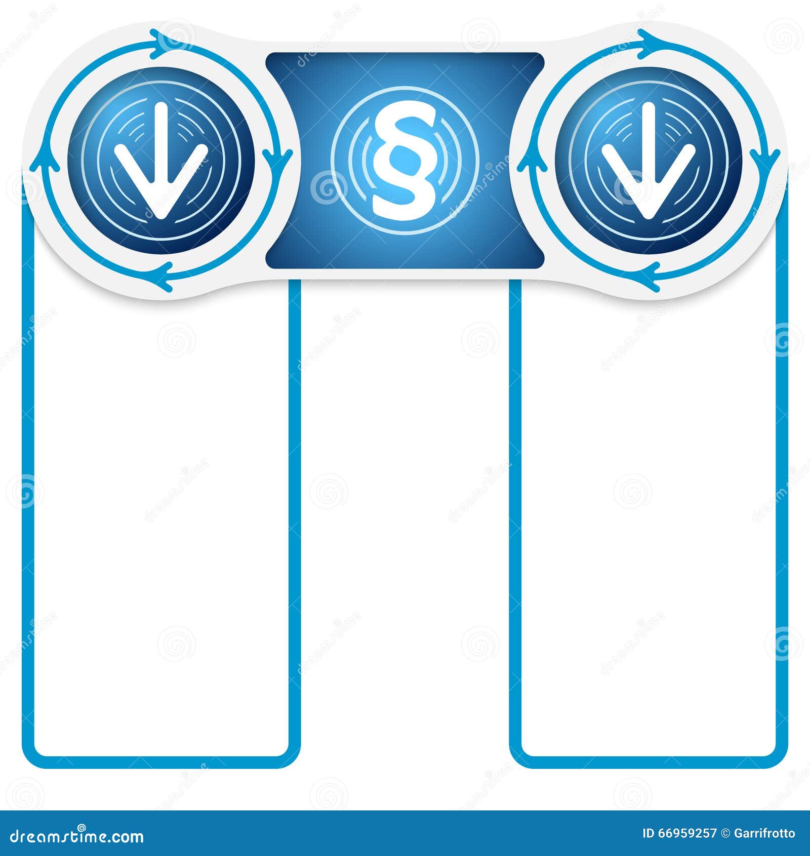 Connected boxes stock illustration. Illustration of statute - 66959257