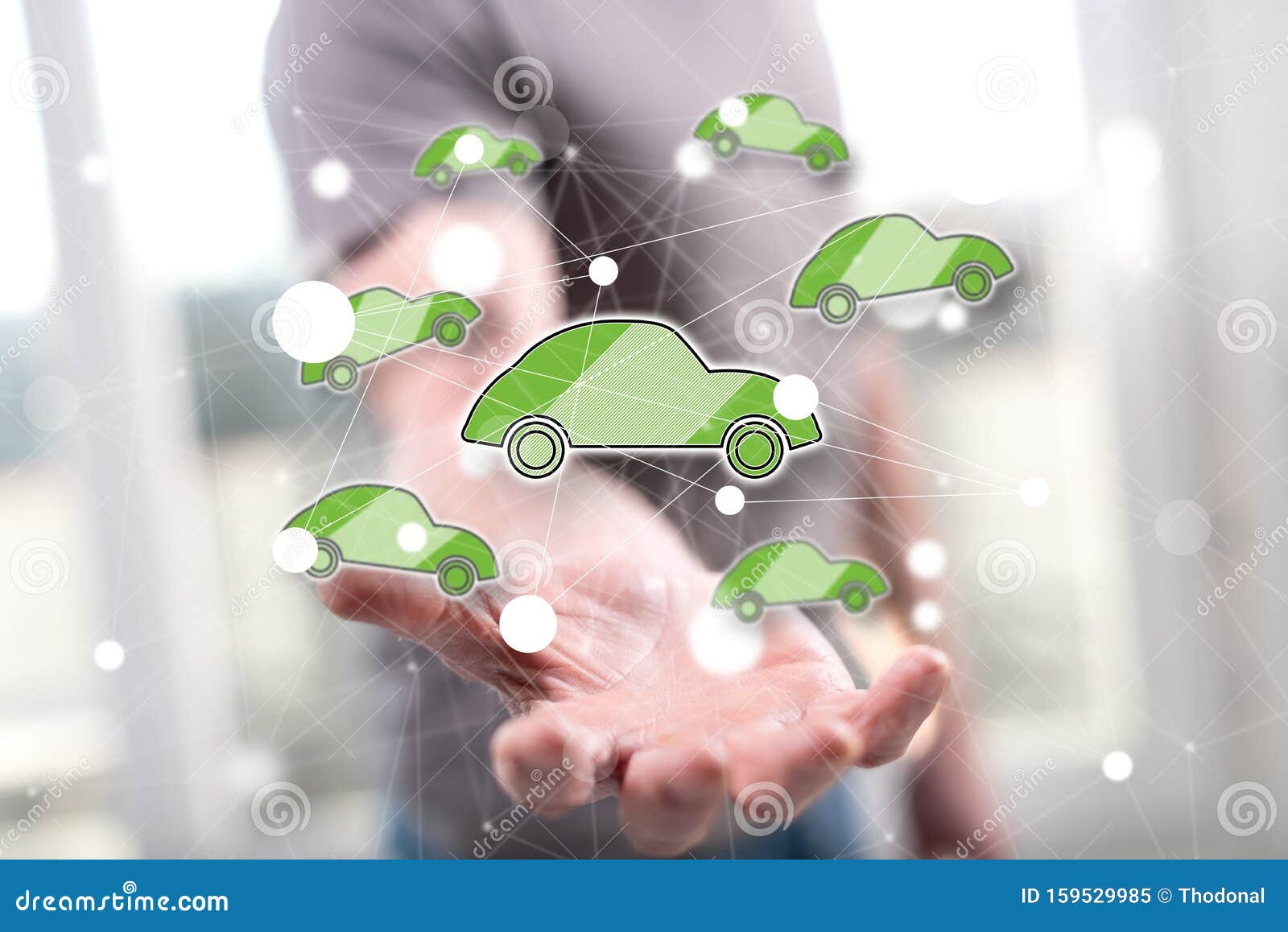 Concept of connected car stock image. Image of system - 159529985