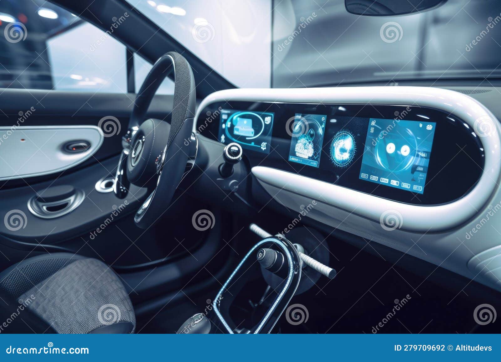 Connected Car, with Its Onboard Systems and Apps Powered Up, Ready To ...