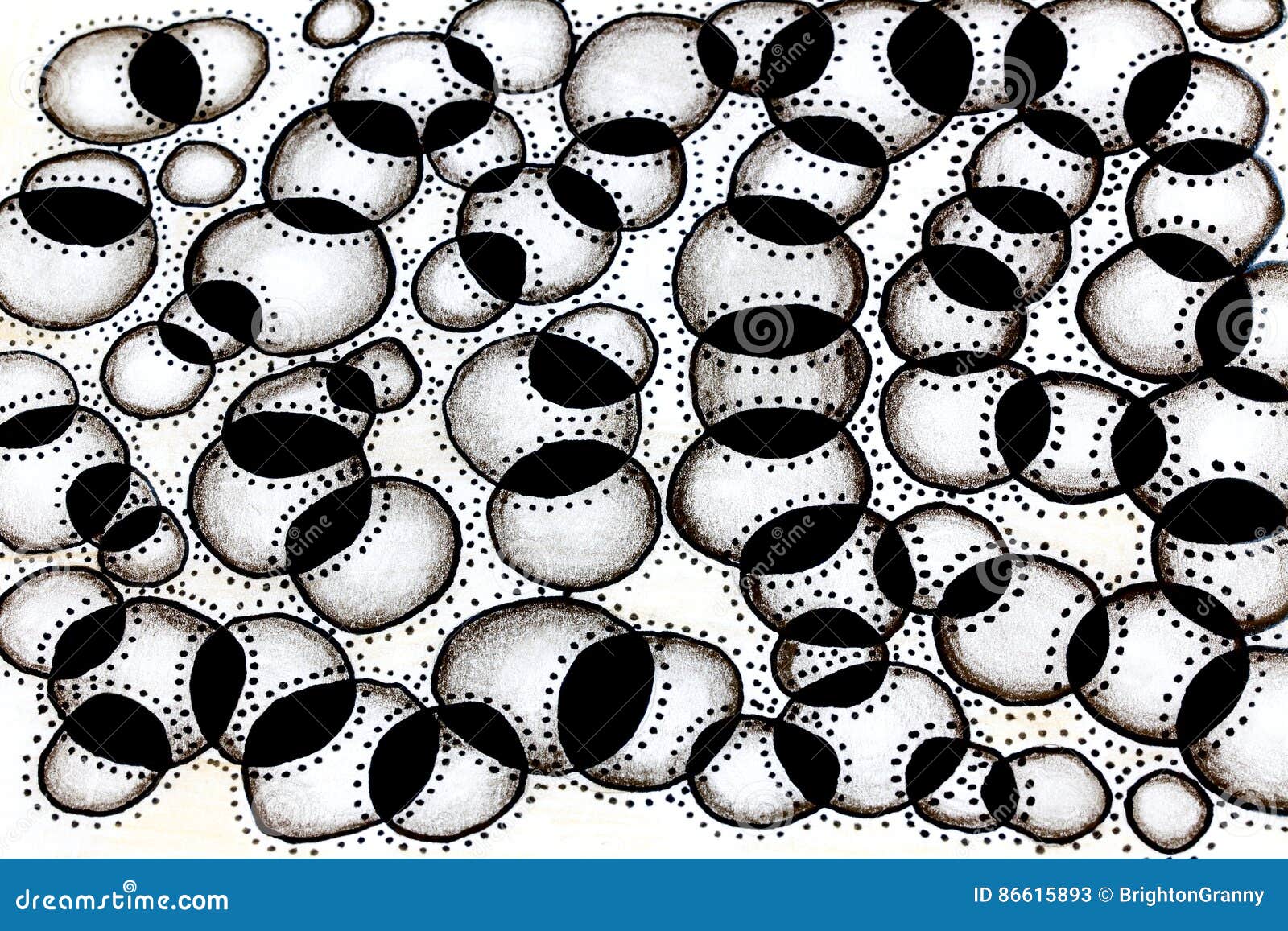 Connected circles stock illustration. Illustration of contemporary ...