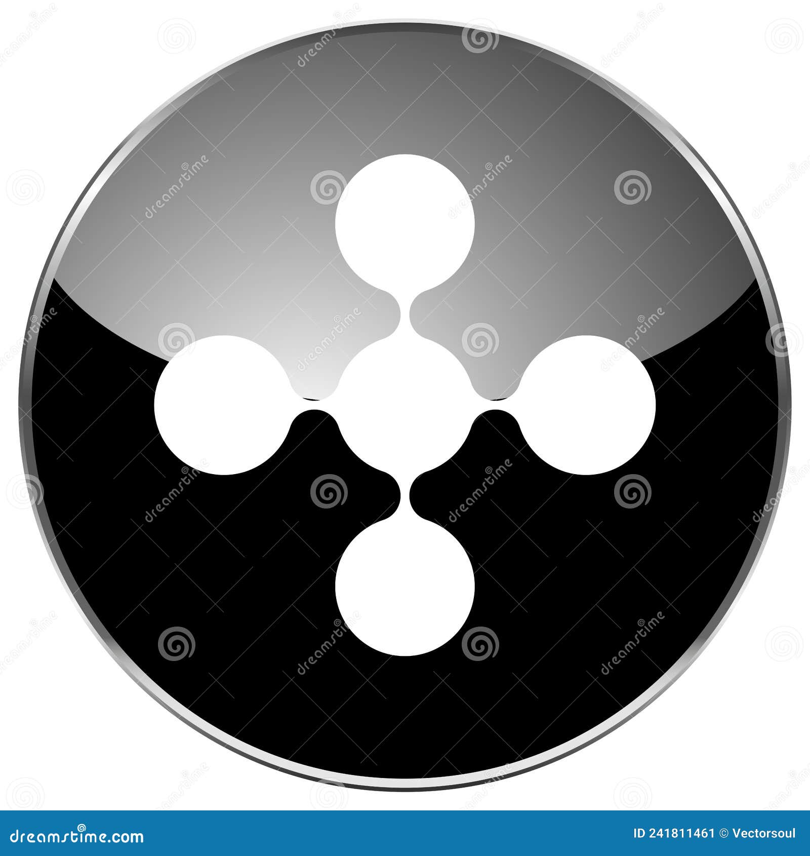 Connected Circles, Nodes As Technology, Tech, Electronics and ...