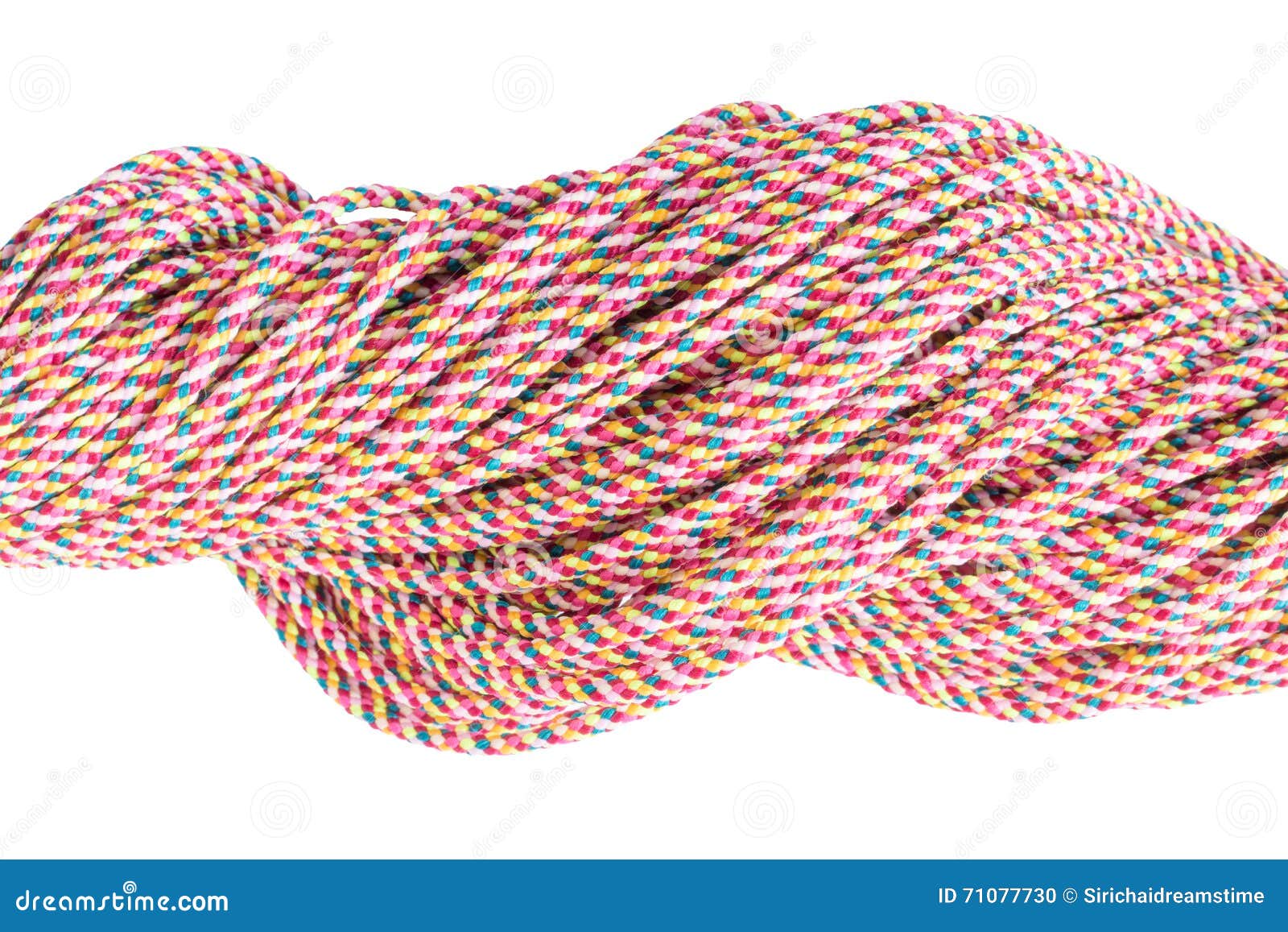 Connected Concept , Different Ropes Isolate on White Stock Photo ...