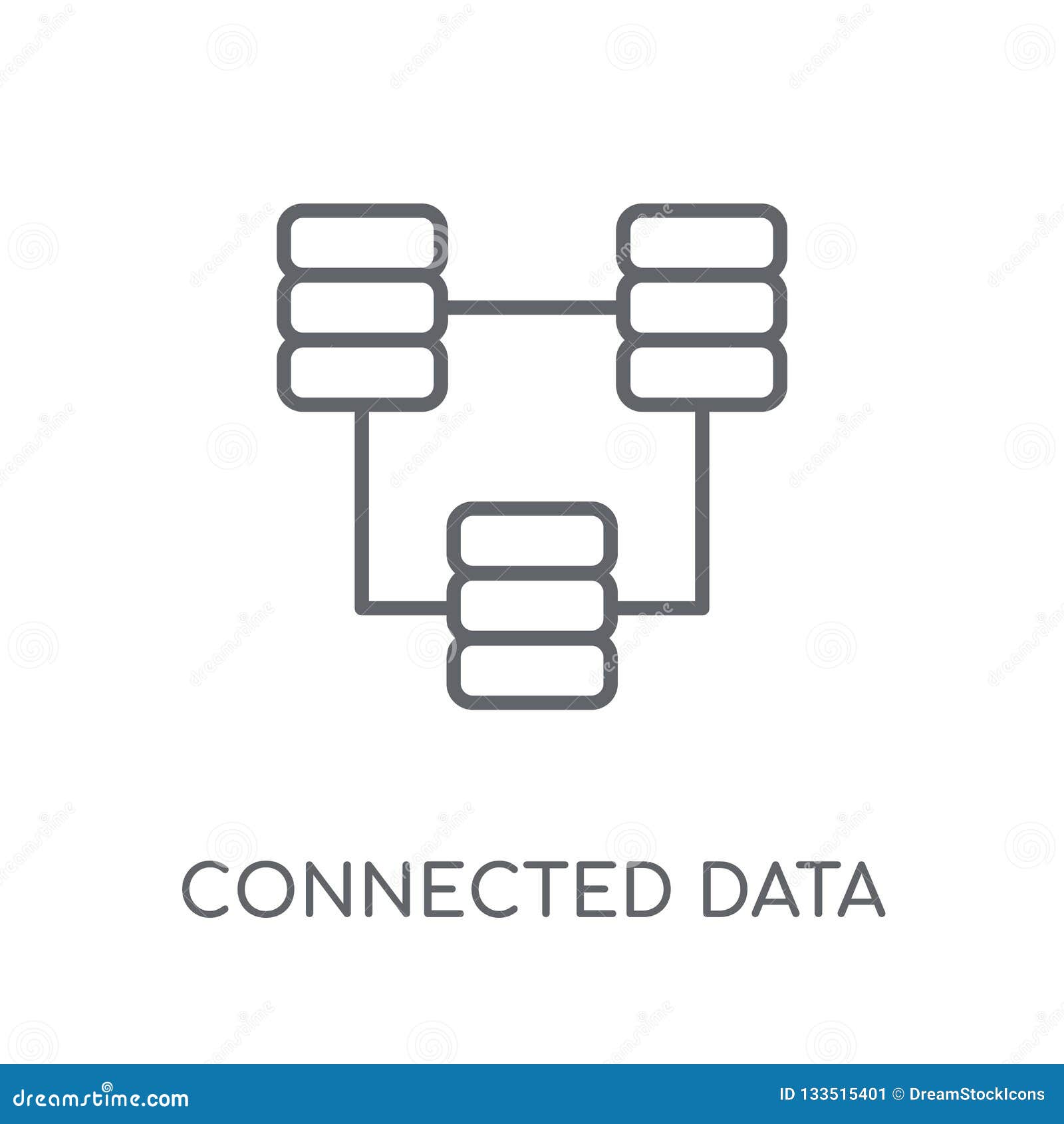 Connected Data Linear Icon. Modern Outline Connected Data Logo C Stock ... Connected Data Linear Icon. Modern Outline Connected Data Logo C Stock ...