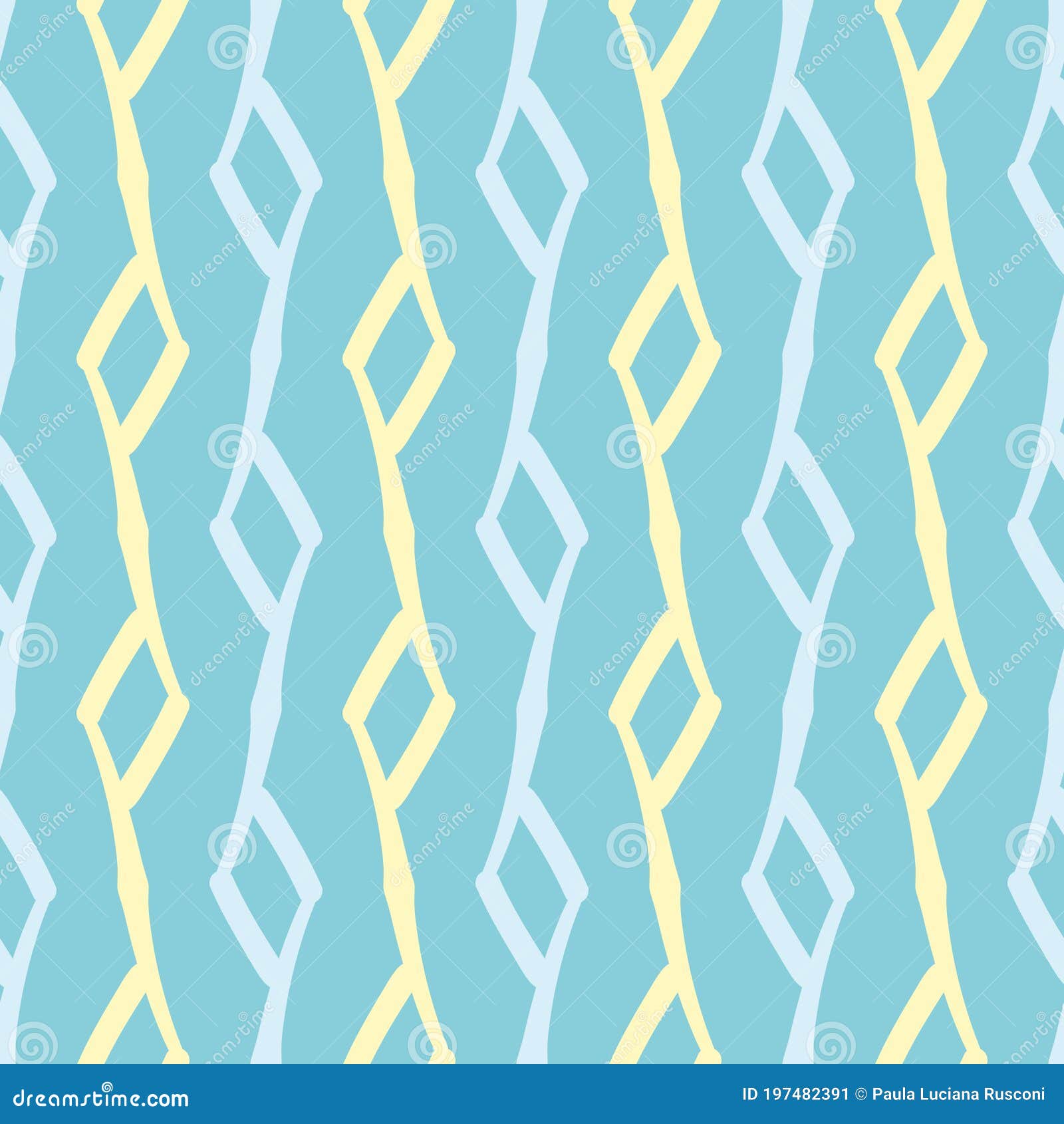 Connected Diamonds Vector Repeat Pattern Stock Vector - Illustration of ...