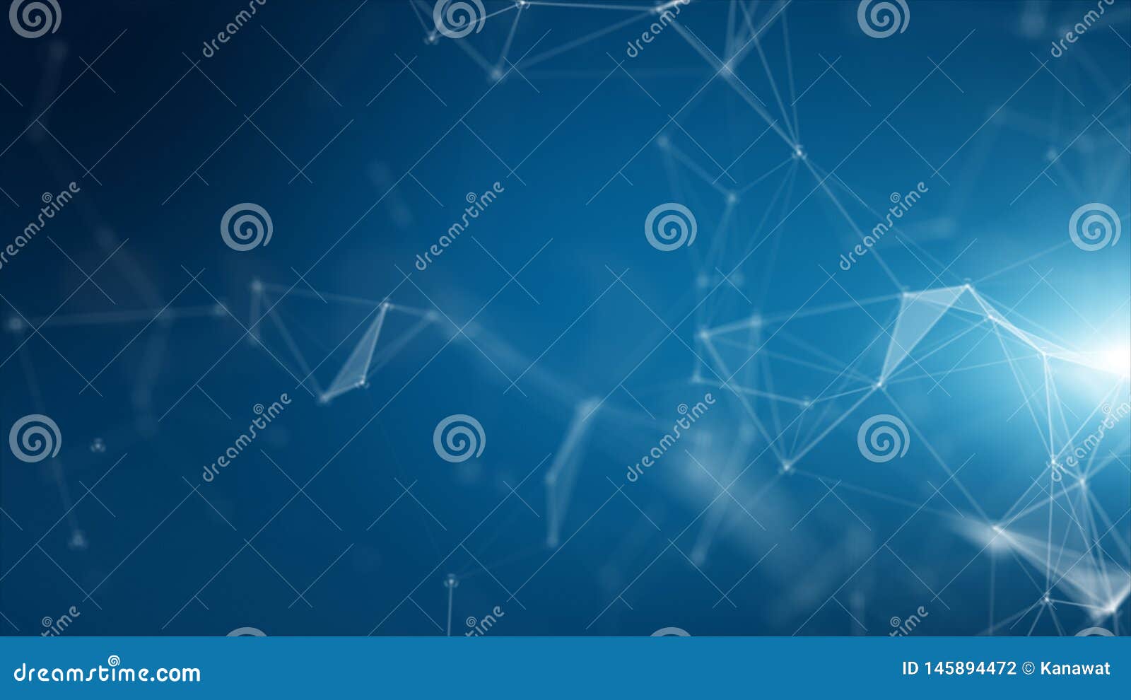 Connected Digital Network Internet Background Stock Illustration ...