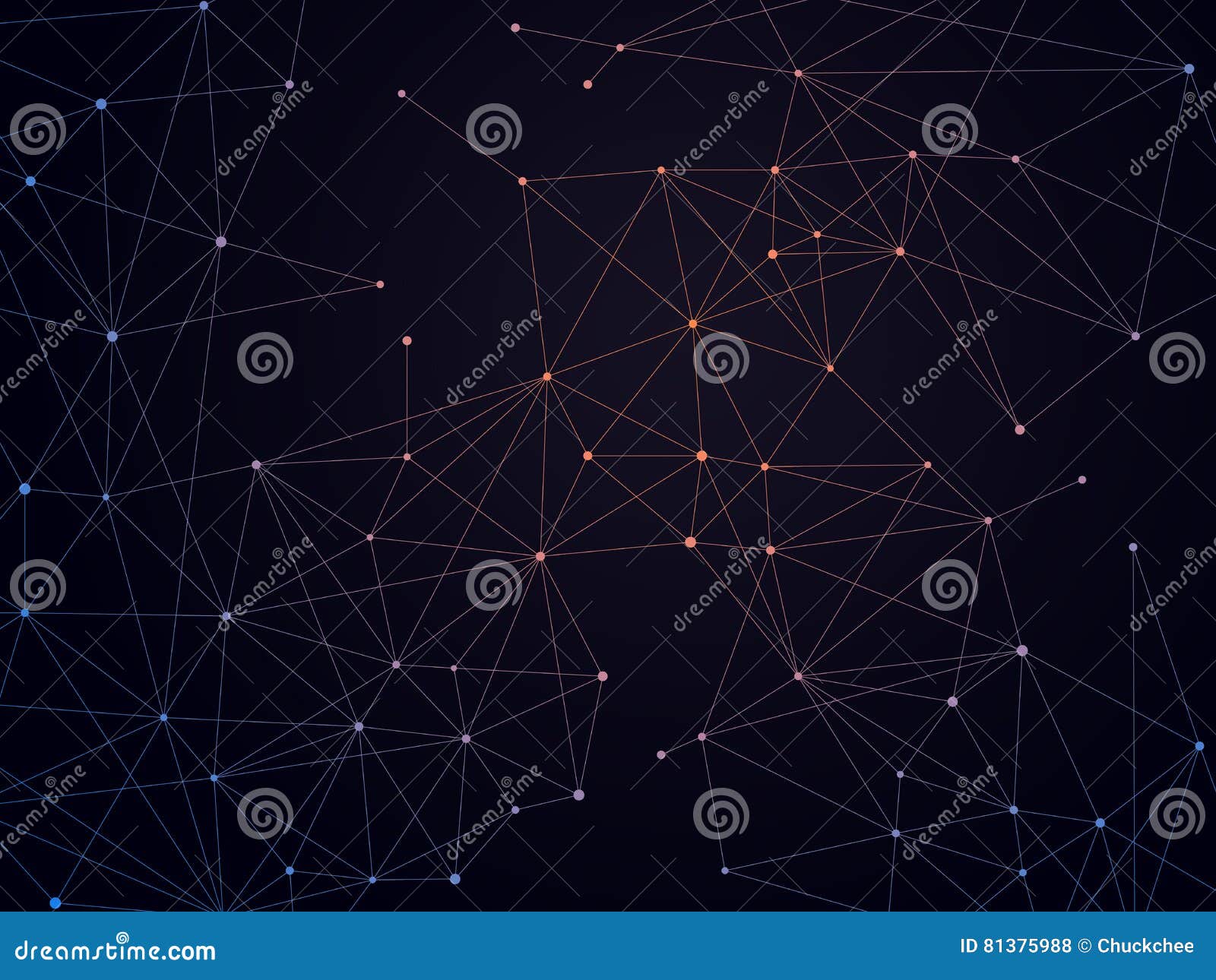 Connected Dots Background stock vector. Illustration of biology - 81375988