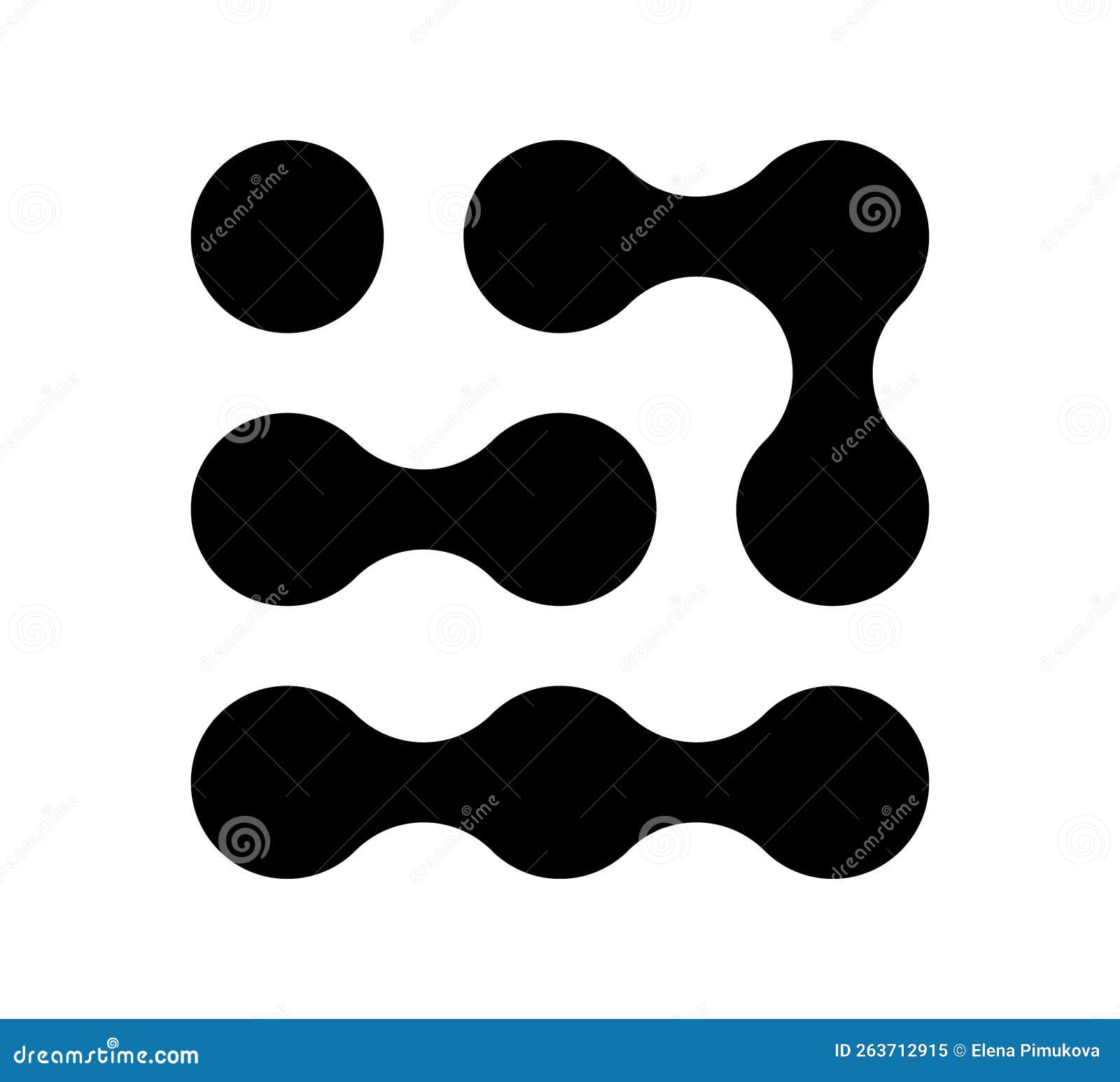 Connected Dots Icon. Circles Pattern Sign. Integration Symbol. Abstract Point Movement Stock ...