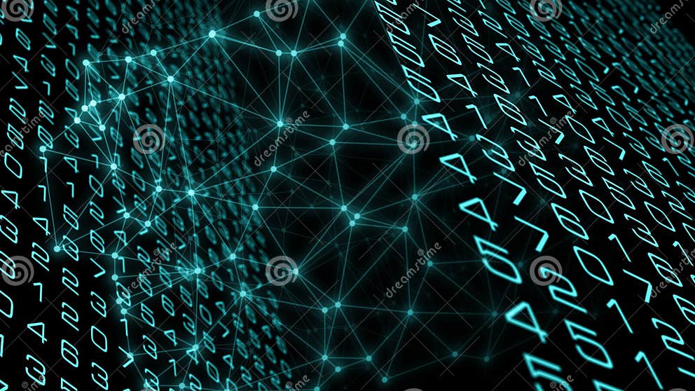 Coding Background, Cybersecurity it, Connections Abstract Digital Chaos ...