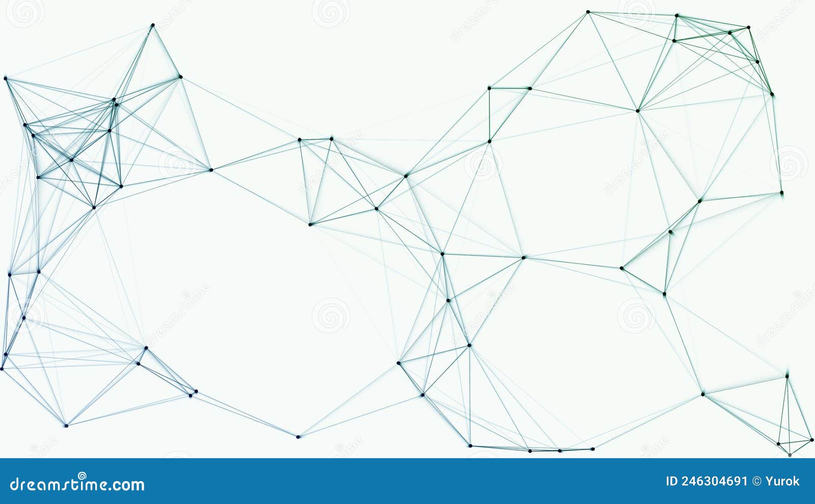 Connected Dots - Simple Abstract Background, Digital Illustration Stock ...