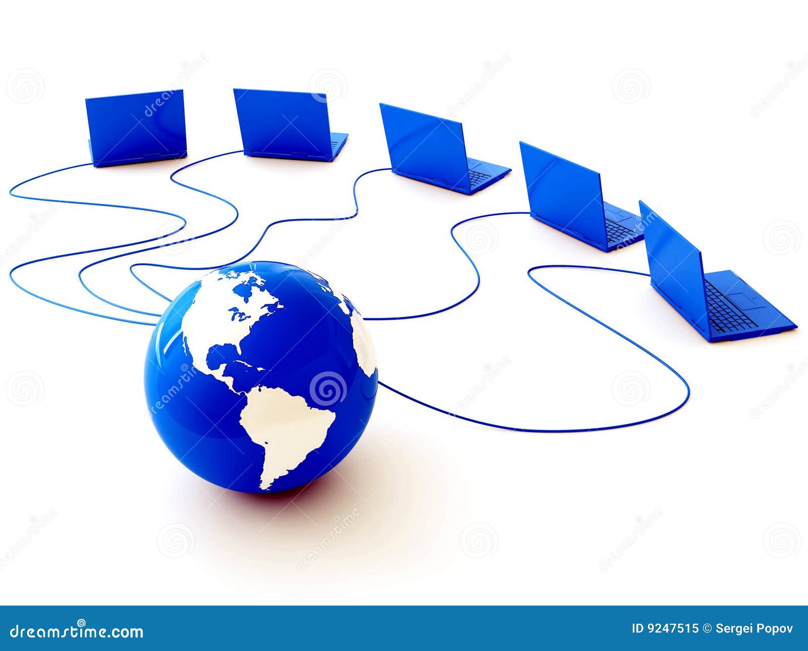 Connected earth stock illustration. Illustration of dimensional - 9247515