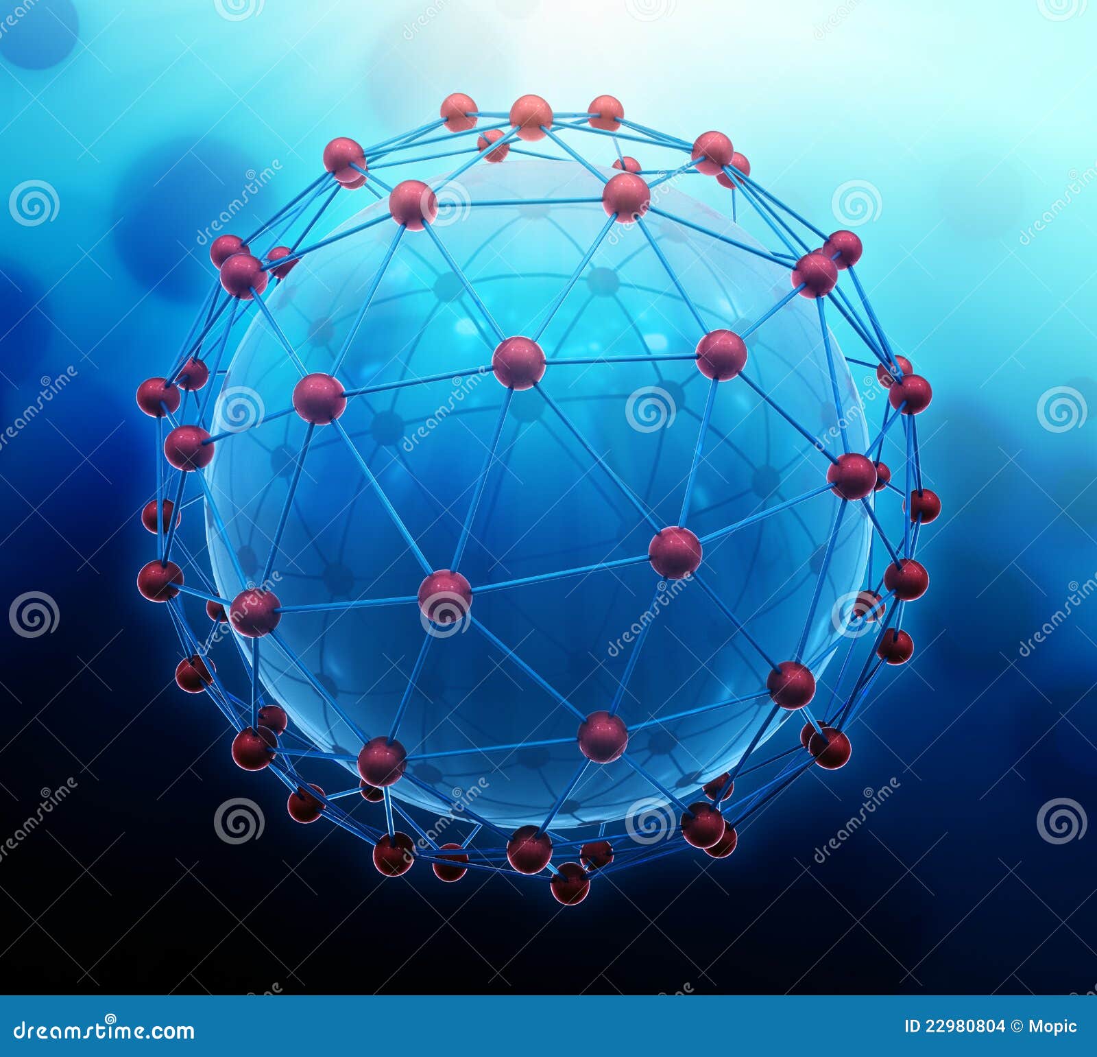 Connected globe network stock illustration. Illustration of community ...