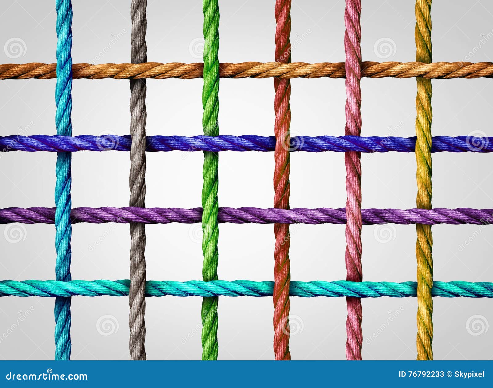 Connected Grid Network stock illustration. Illustration of connect ...