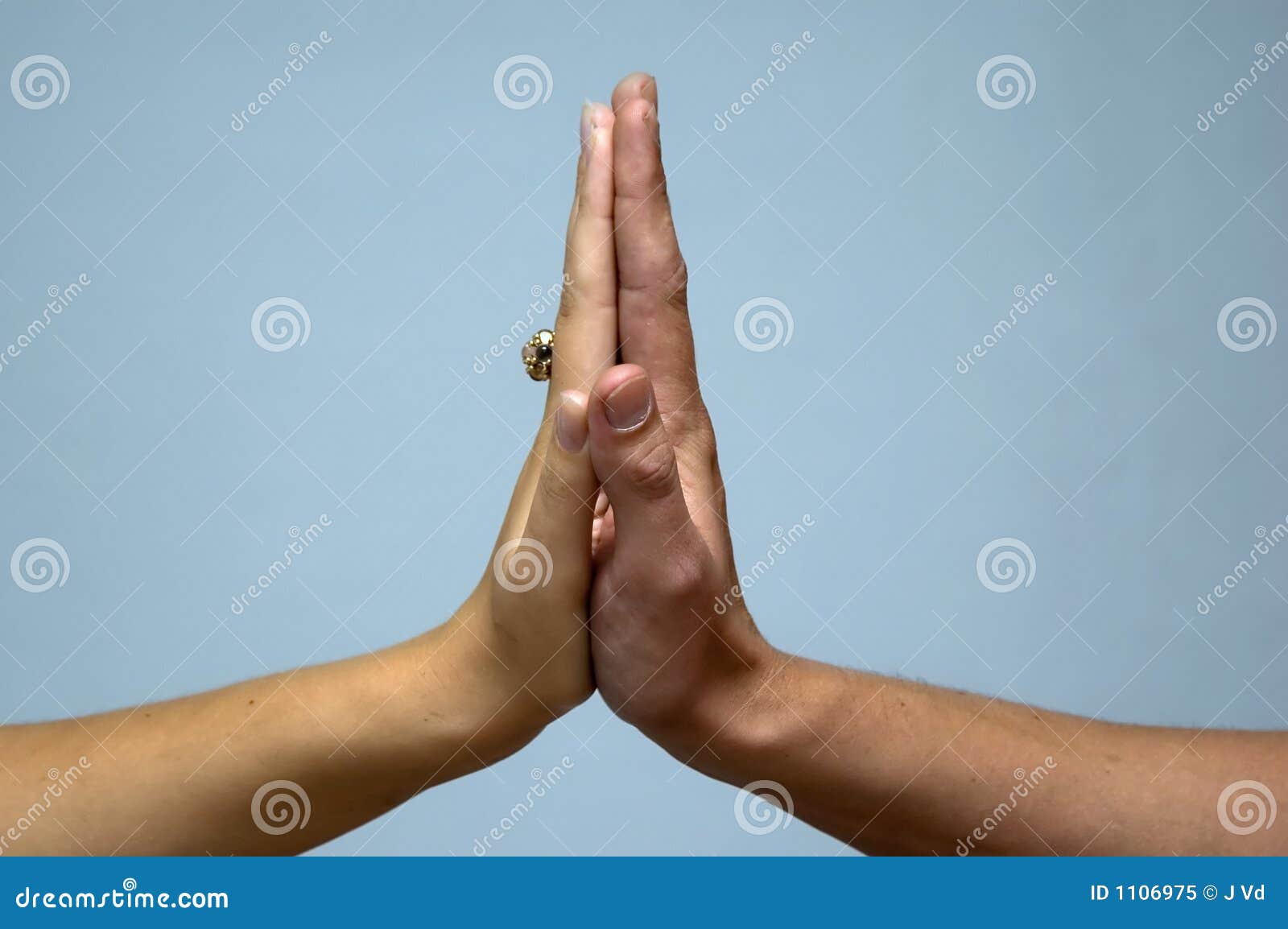 Connected hands stock image. Image of ring, male, contact - 1106975