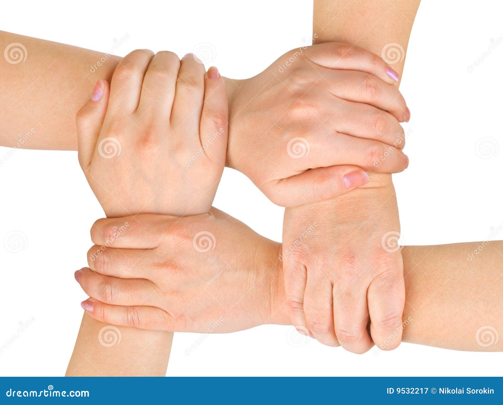 Connected hands stock image. Image of group, happiness - 9532217