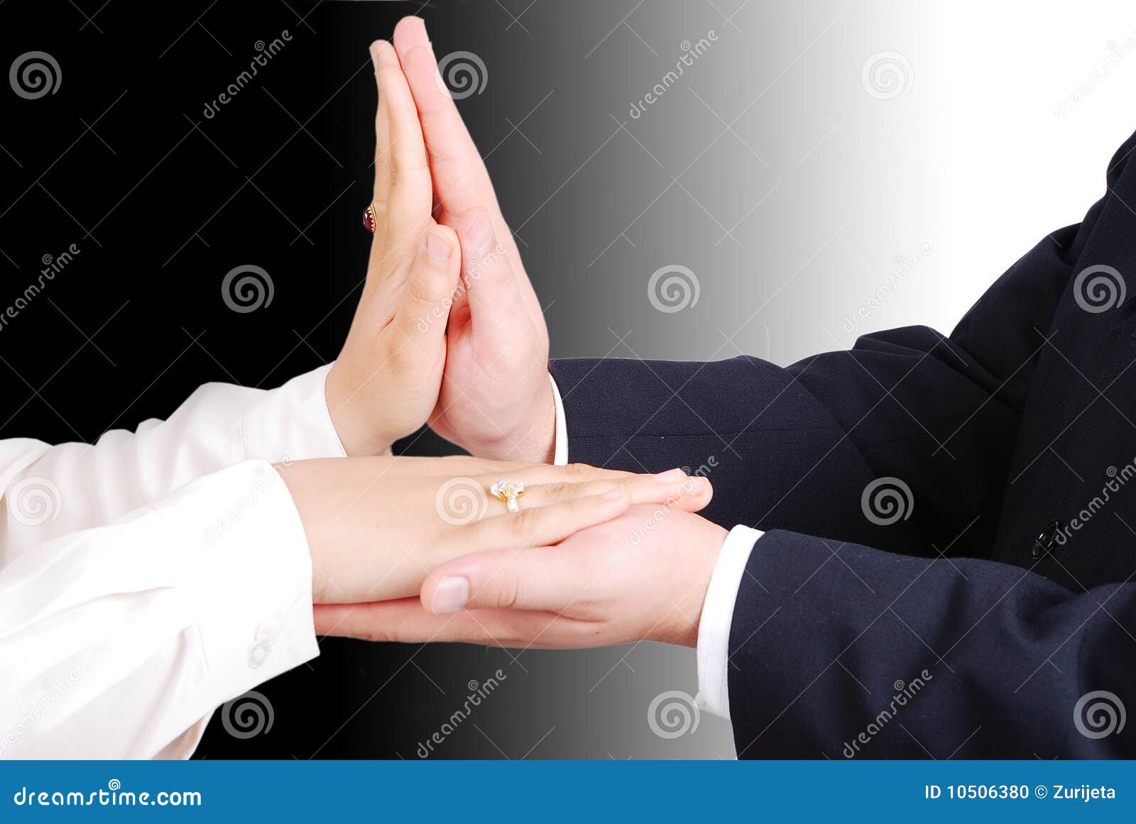 Connected Hands of Two Young Lovers Stock Photo - Image of detail ...
