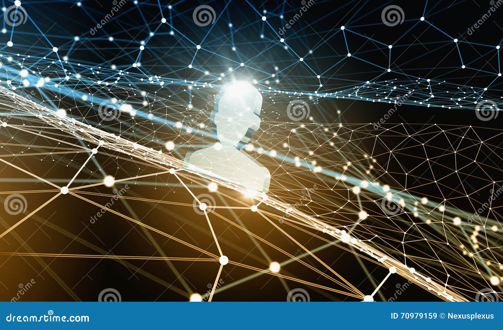 Connected lines background stock image. Image of constellation - 70979159